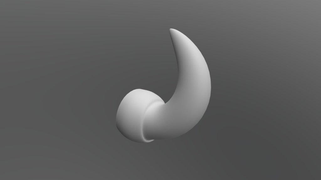 Simple horn - 3D model by polystein.share [f7e5a16] - Sketchfab