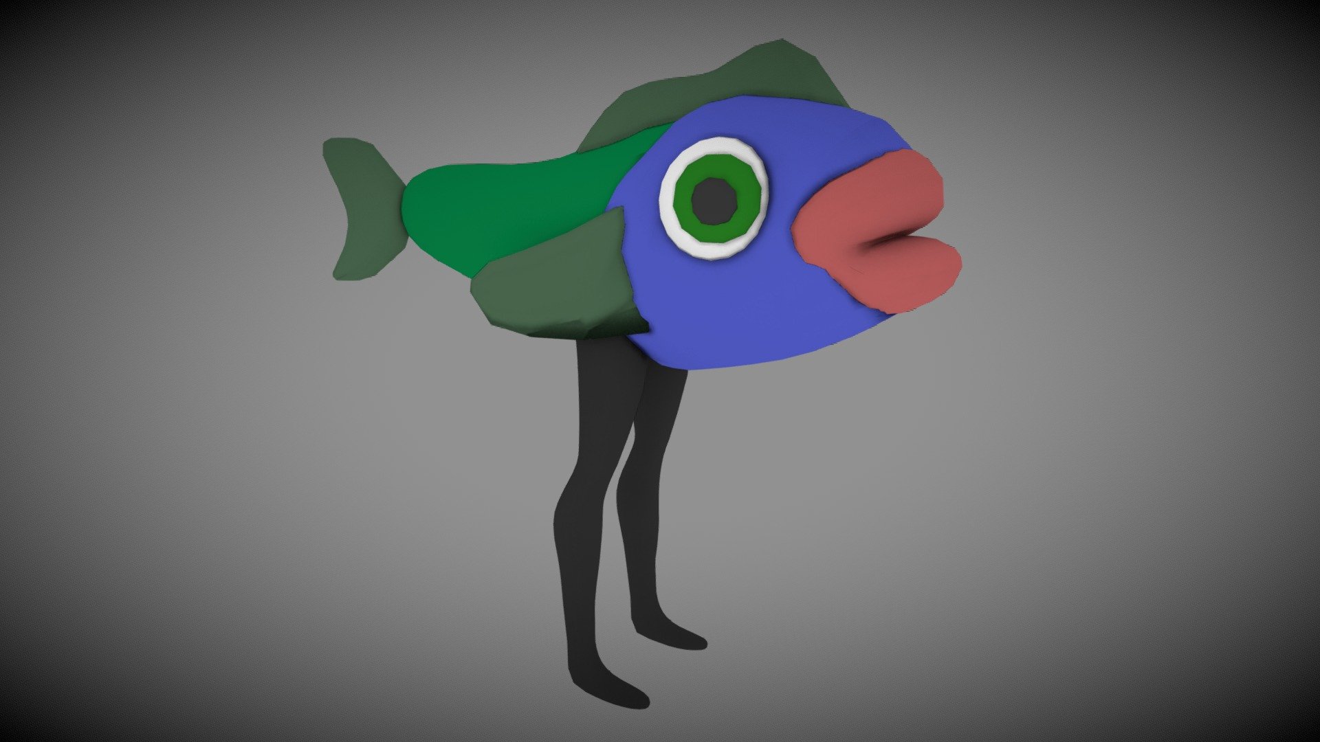 Fish with legs - Download Free 3D model by Facundo.Olmedo [f7e8eb4 ...