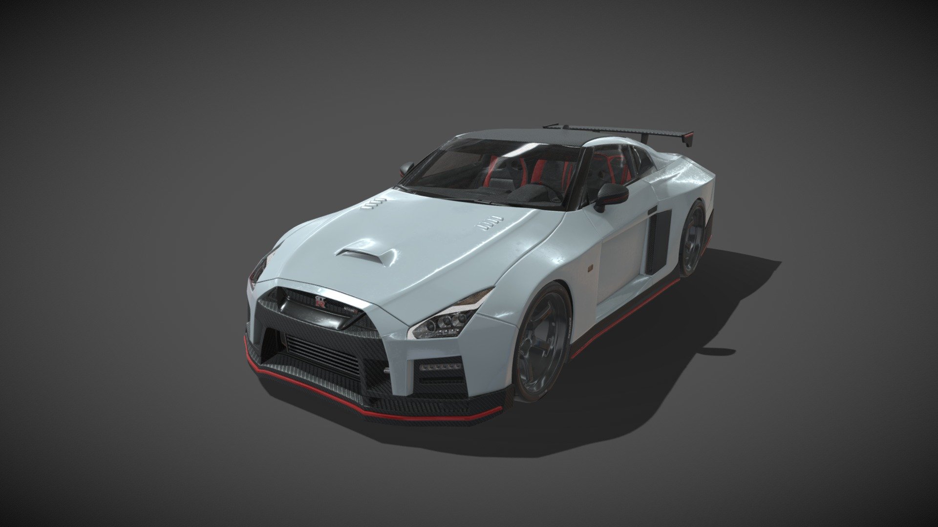 Nissan GT-R R35 - Wide Body - Buy Royalty Free 3D model by GoVi (@GoVi ...