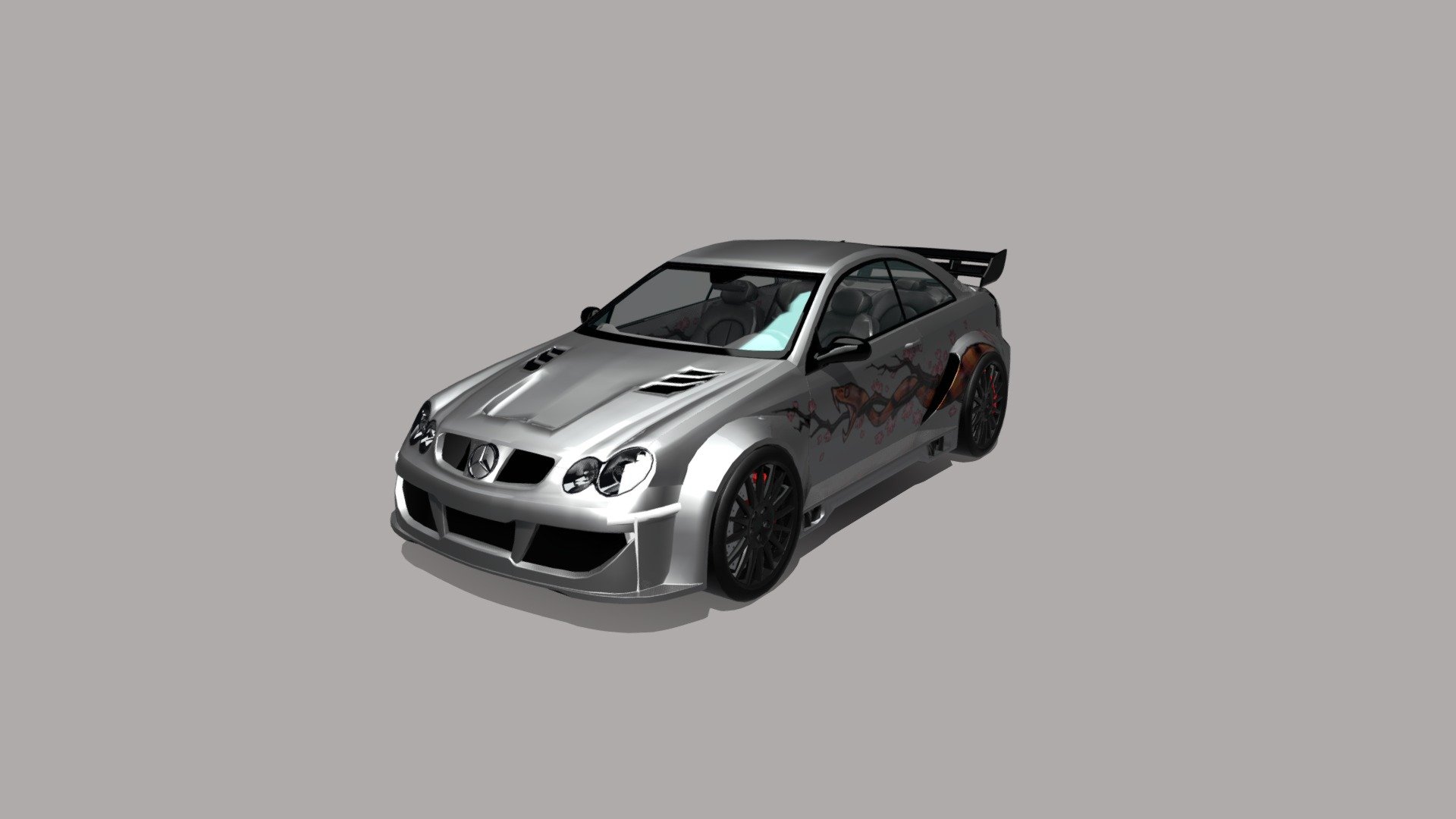 Kaze's Mercedes-Benz CLK DTM AMG - Download Free 3D model by Mona x ...
