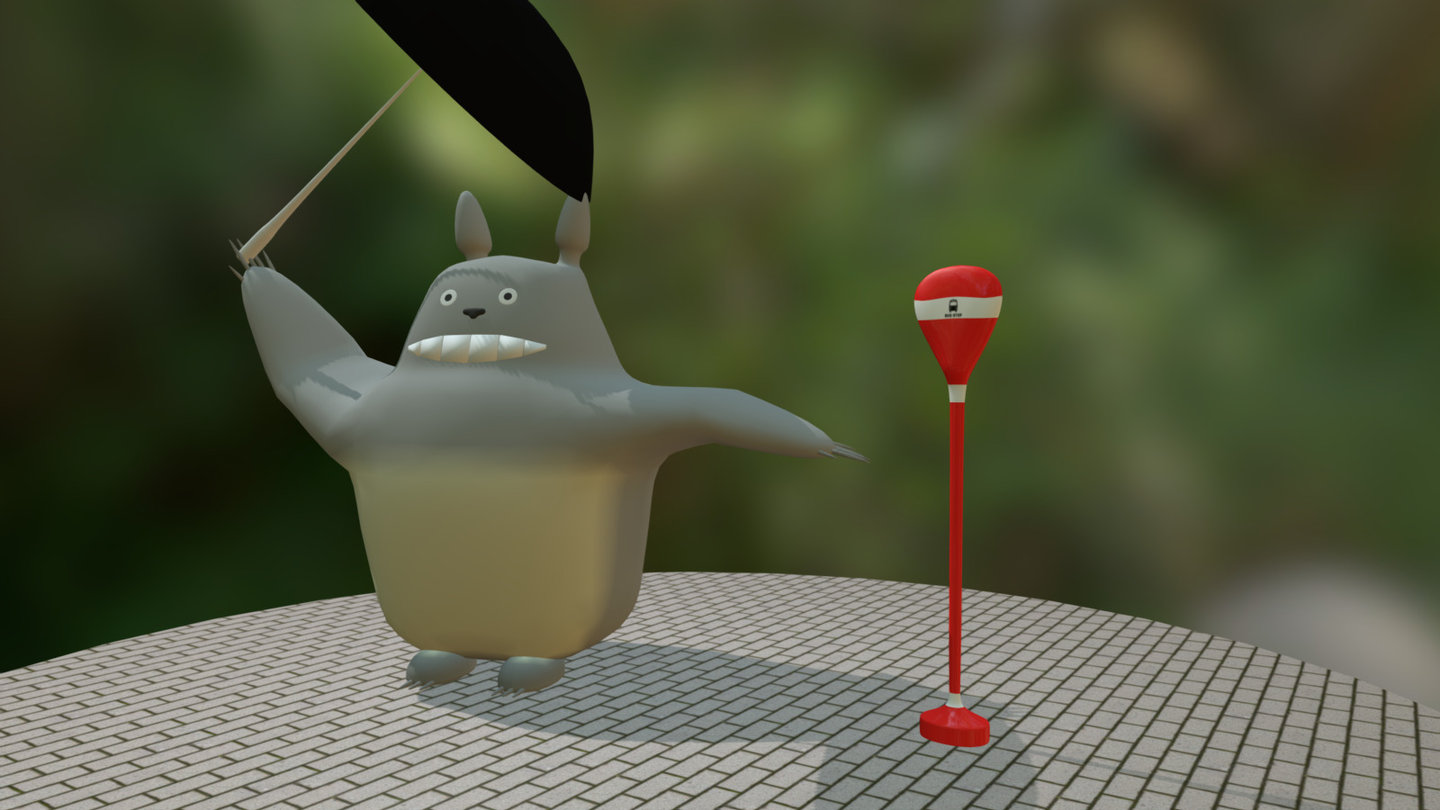 Totoro model - 3D model by start [f7ed3c0] - Sketchfab