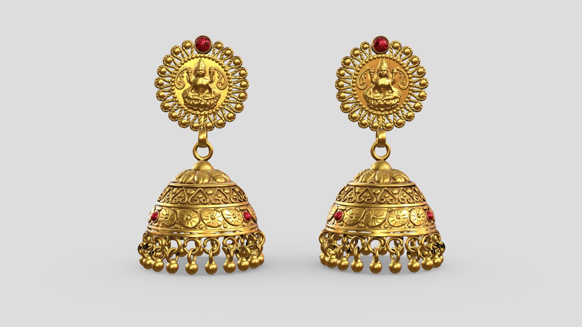 Jhumka set - 3D model by avataar.me [f7ede08] - Sketchfab