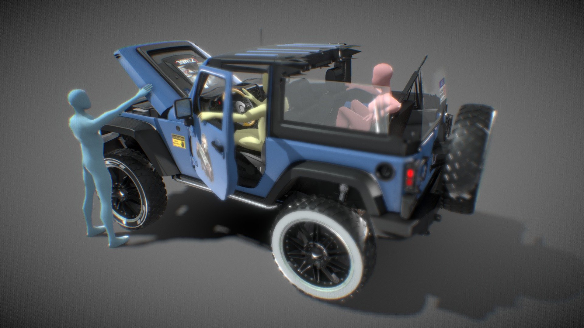 carro zumbi e os clones - Download Free 3D model by SIMULATOR ...