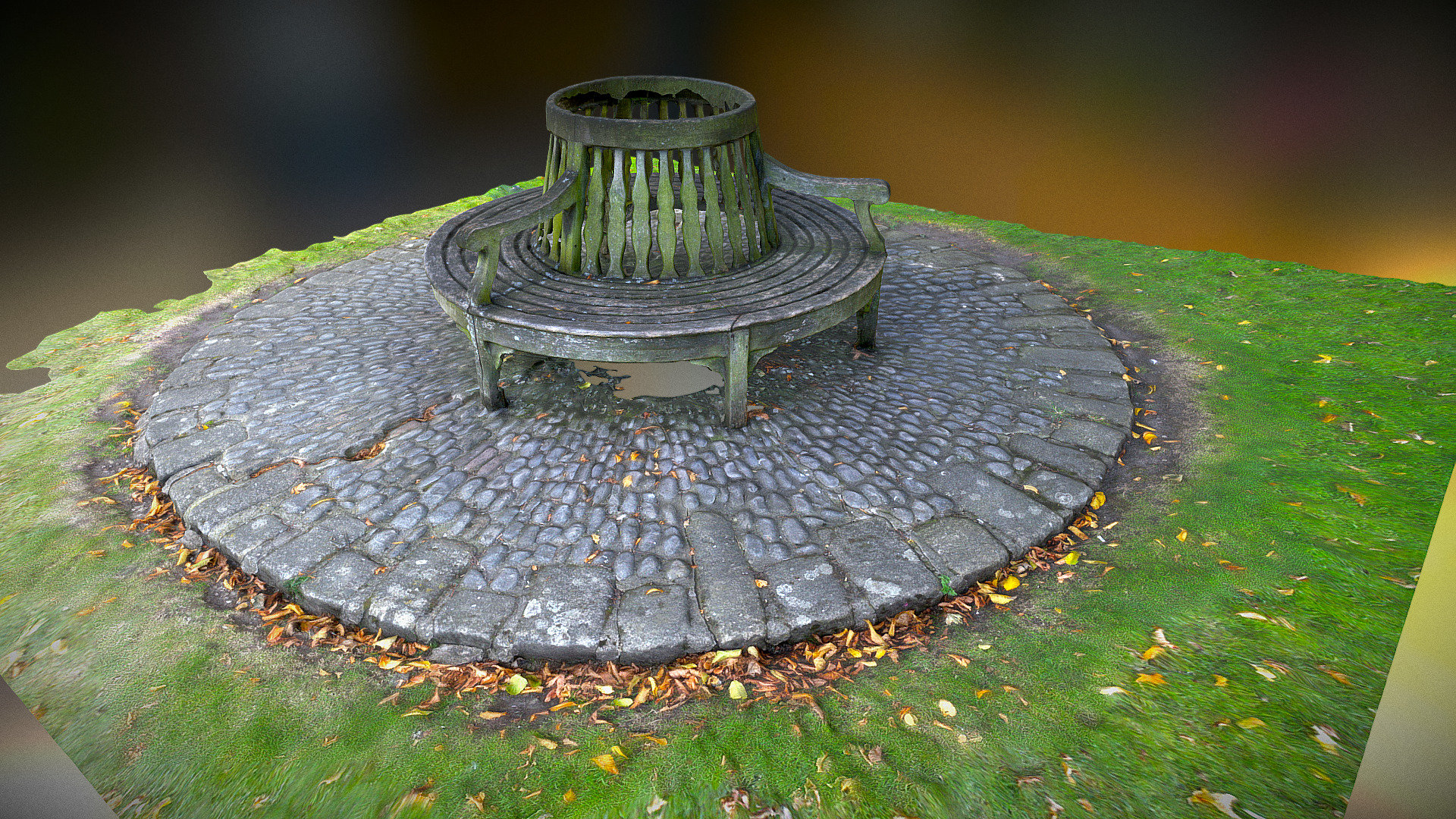 Circular Bench - 3D model by Paul (@paul3uk) [f7eed48] - Sketchfab