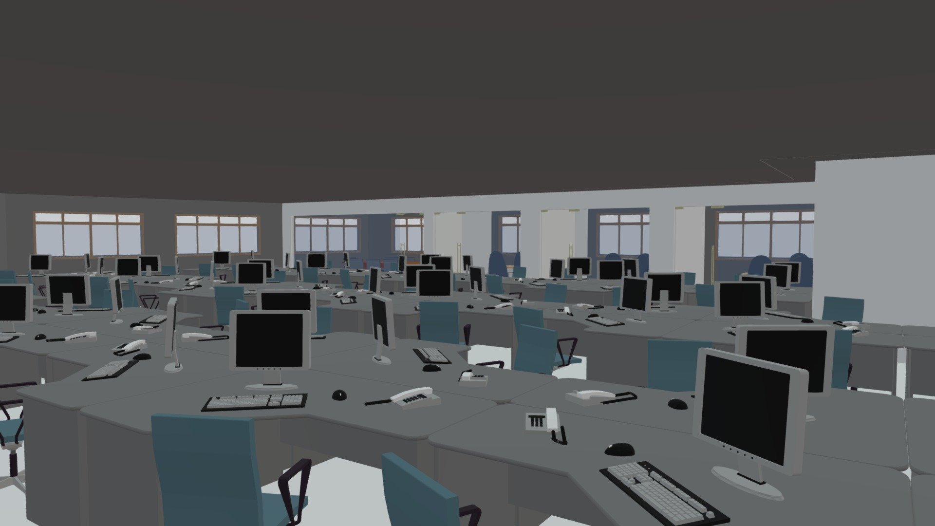 Hexagon Shape Office Building- ARCH REVIT - 3D model by HITHESHMARYALA ...