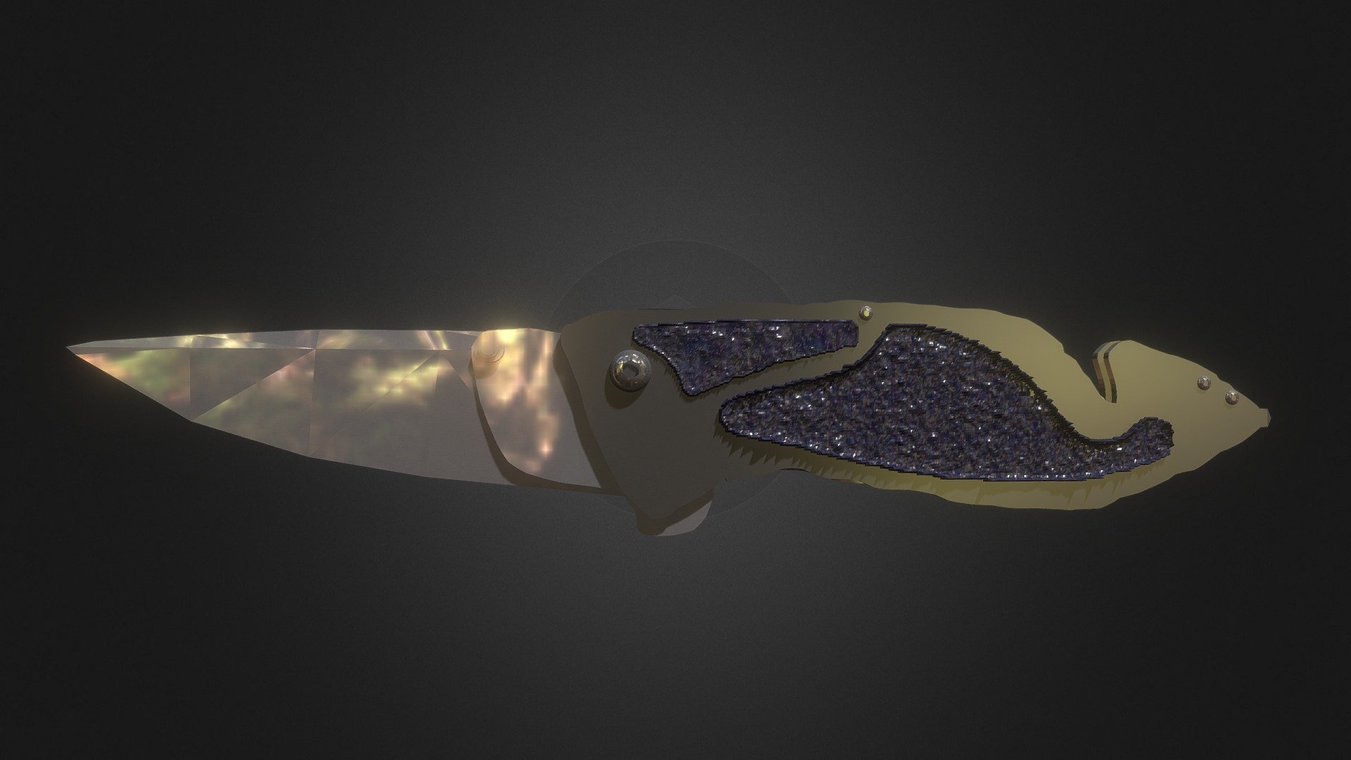 pocket knife 3 Silencer Rescue Folding Knife - Download Free 3D model ...
