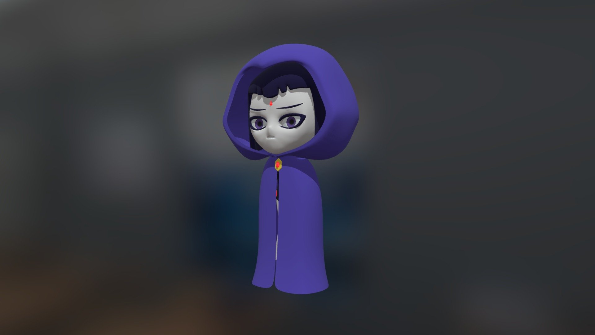 Raven Teentitans Go - 3D model by Minh.Huy [f7f1017] - Sketchfab