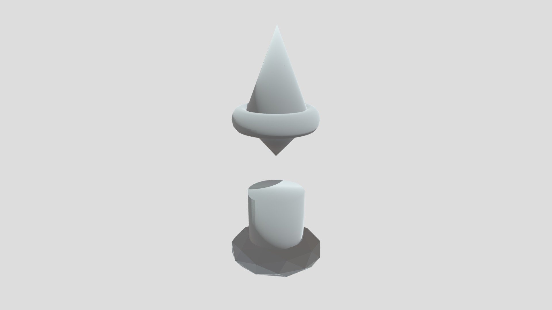 Top Hat With Floating Crystal - Download Free 3D model by ...