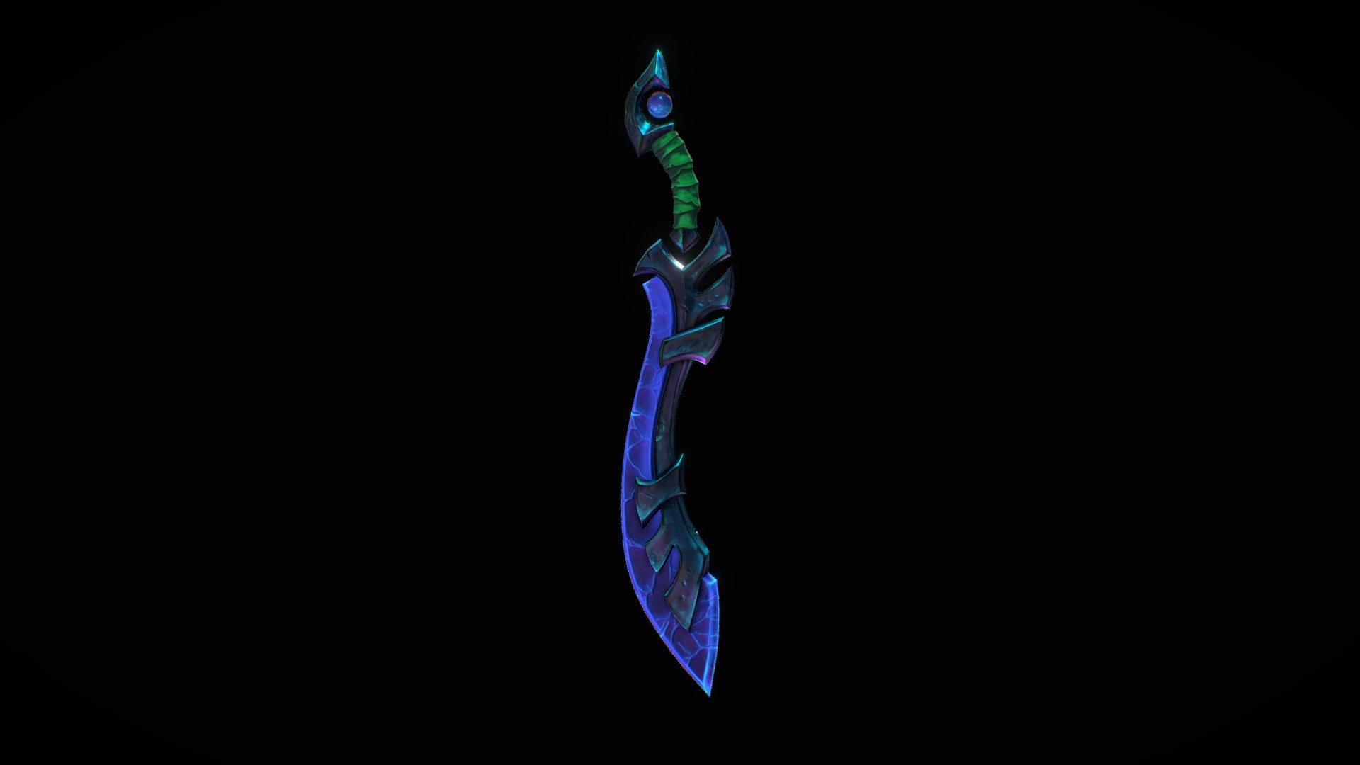 Stylized Moon Weapon - 3D model by Phulchand [f7f3431] - Sketchfab