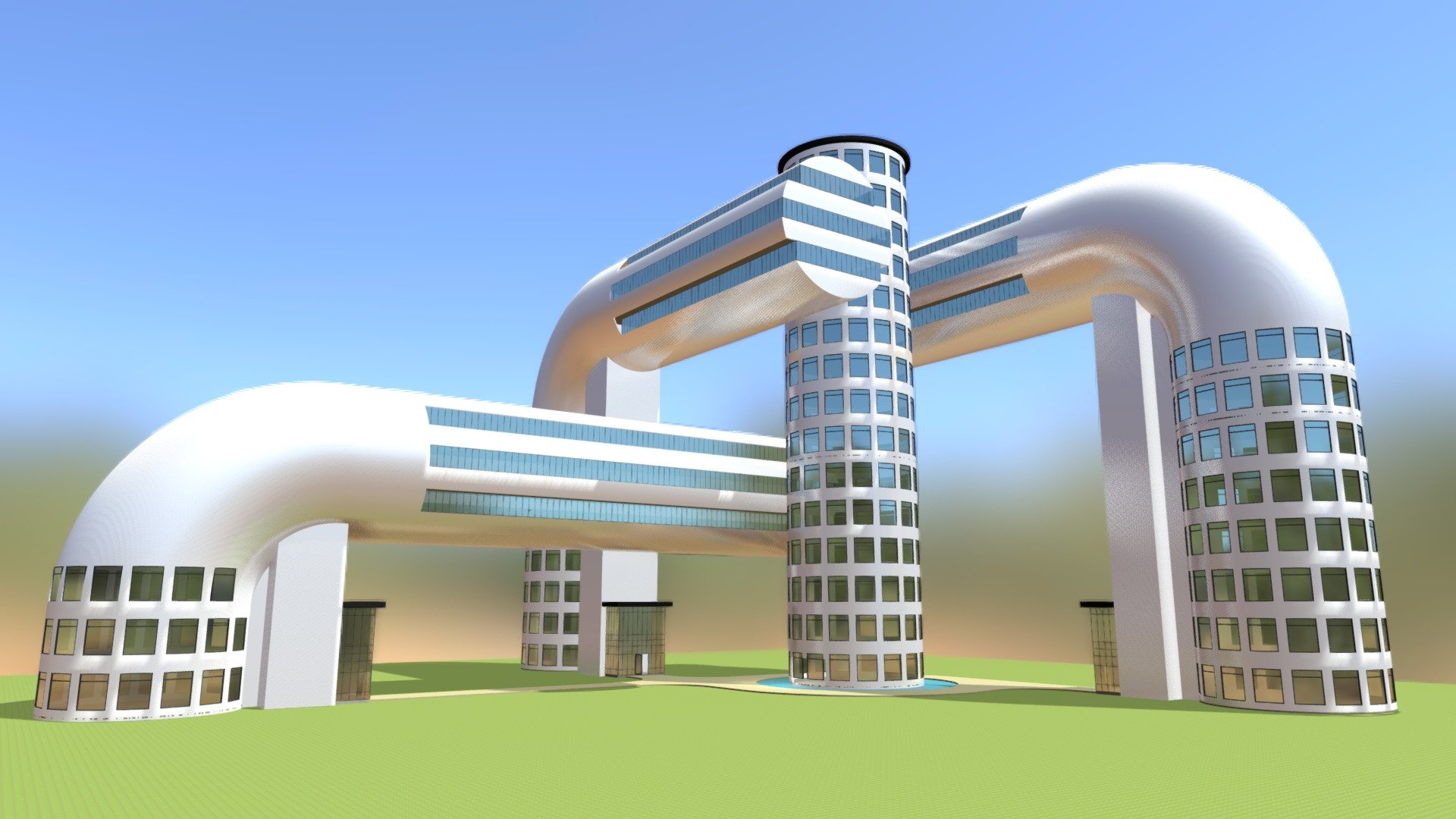 Multi-purpose Meta-structure F - Buy Royalty Free 3D model by Metaroy ...