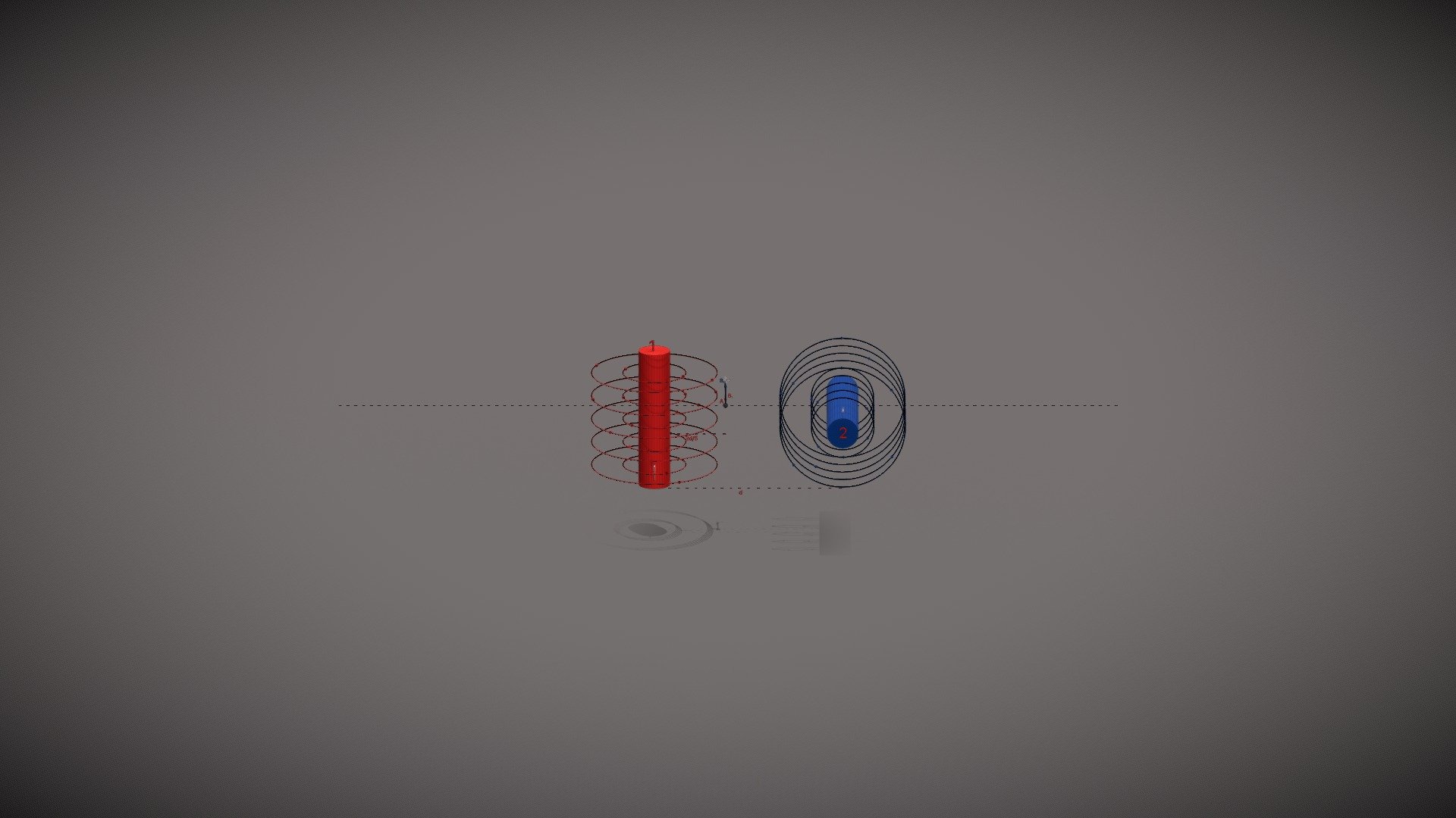 Magnetic Field at point A - 3D model by iPedia [f7f69a0] - Sketchfab
