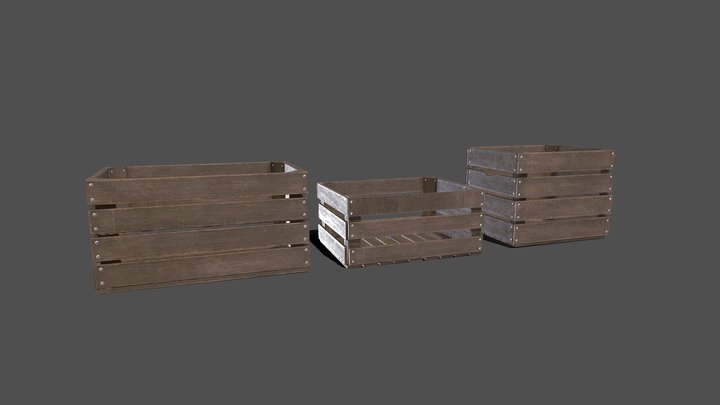 Crate 3D models - Sketchfab