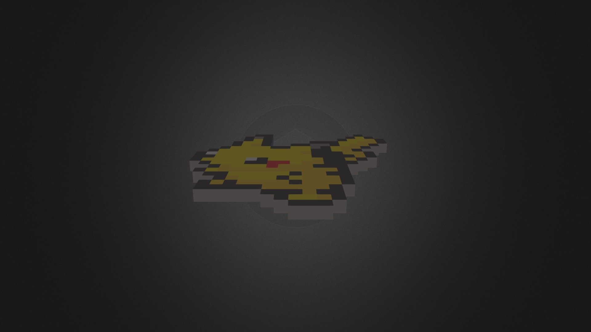 CUBE Pokemon Pikachu - 3D model by treebuild [f7f6e97] - Sketchfab