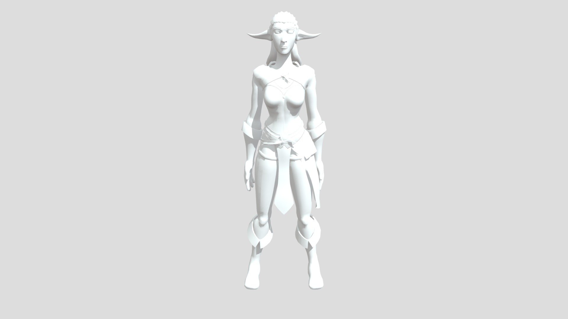 Character Modelling 01 Final - Elf - 3D model by VileIllustration ...