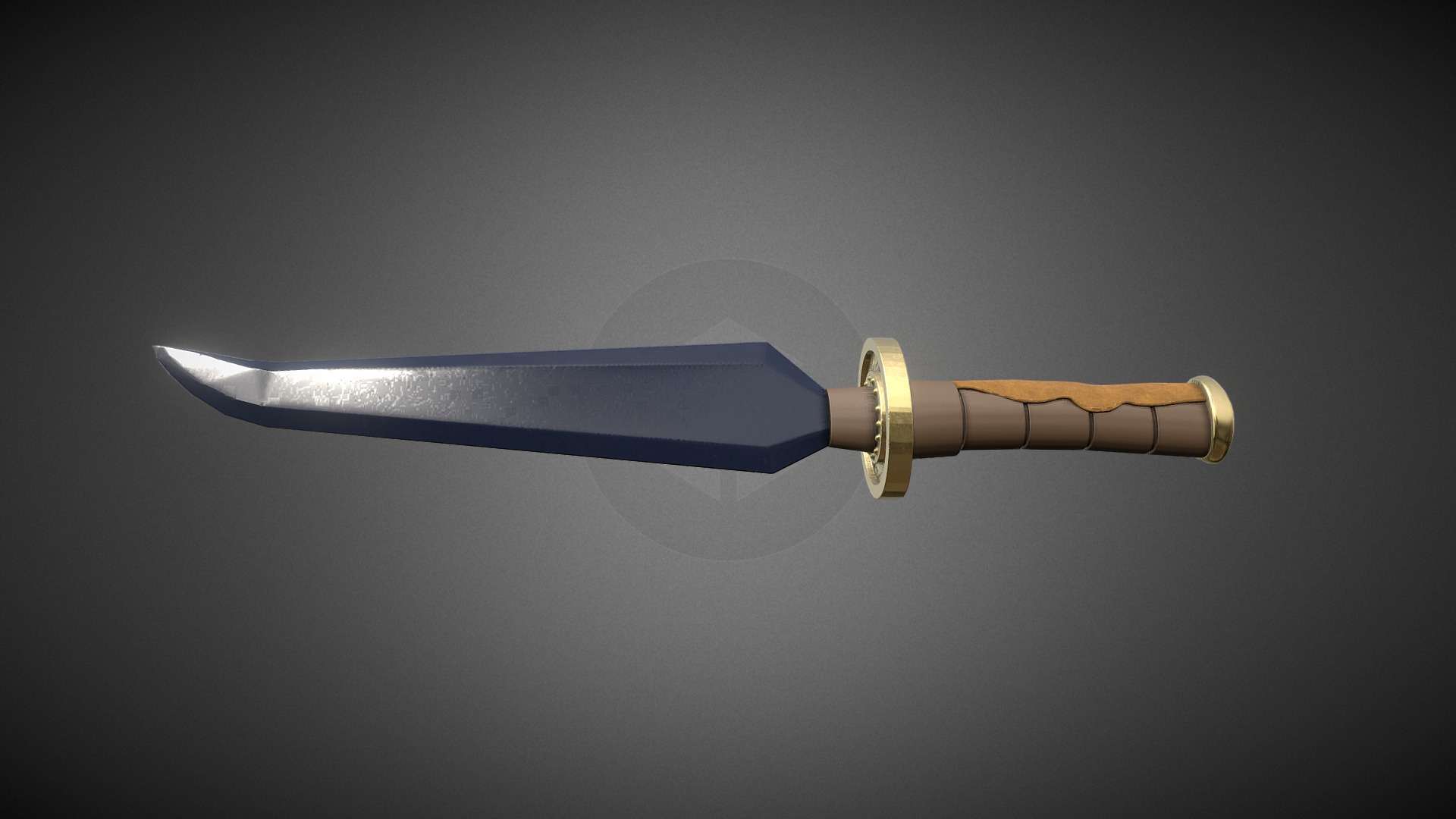 Black Dagger - 3D model by Verdant (@verdant.stu) [f7f9d04] - Sketchfab