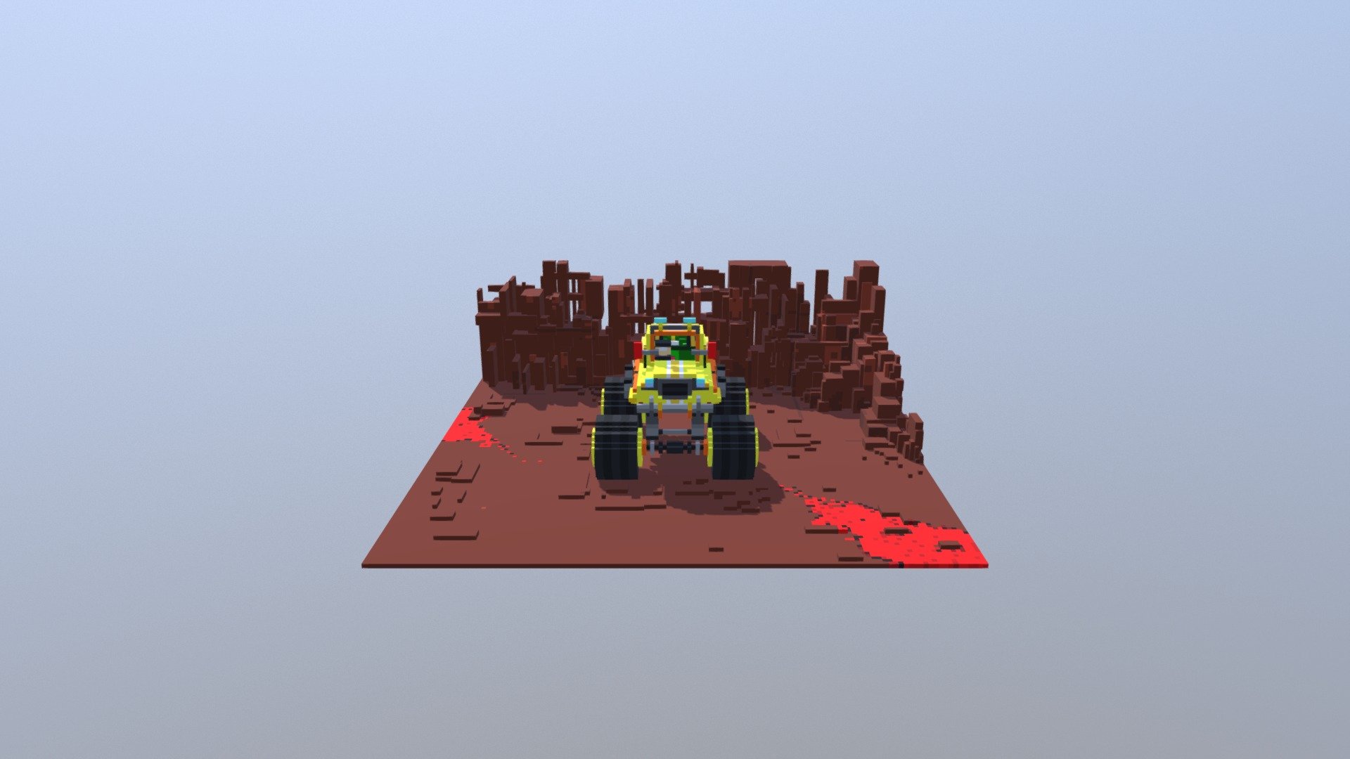 Monster Truck 2 - 3D model by VINOD KUMAR HUGAR (@vinodshugar) [f7fb4aa ...