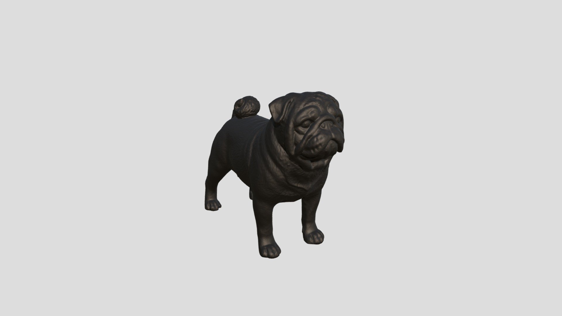 Pug Dog - Buy Royalty Free 3D model by MJ Tan (@mjtan) [f7fc7dc ...