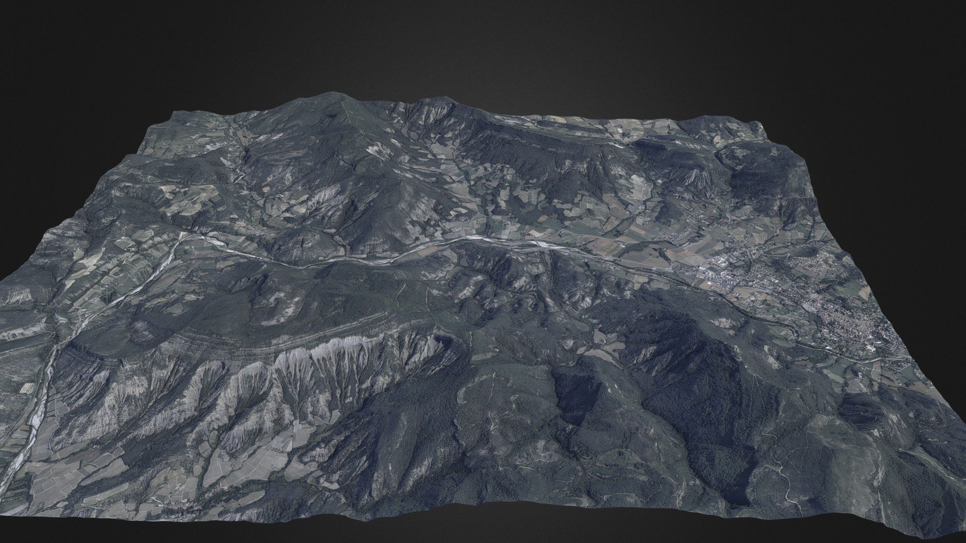 St Auban-Die HD - Download Free 3D model by GEOPS U-Paris-Saclay ...