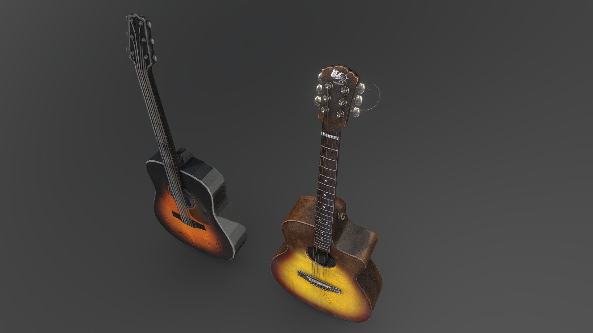 Fallout: New Vegas - Acoustic Guitar Remake - 3D model by Dillon Barba ...