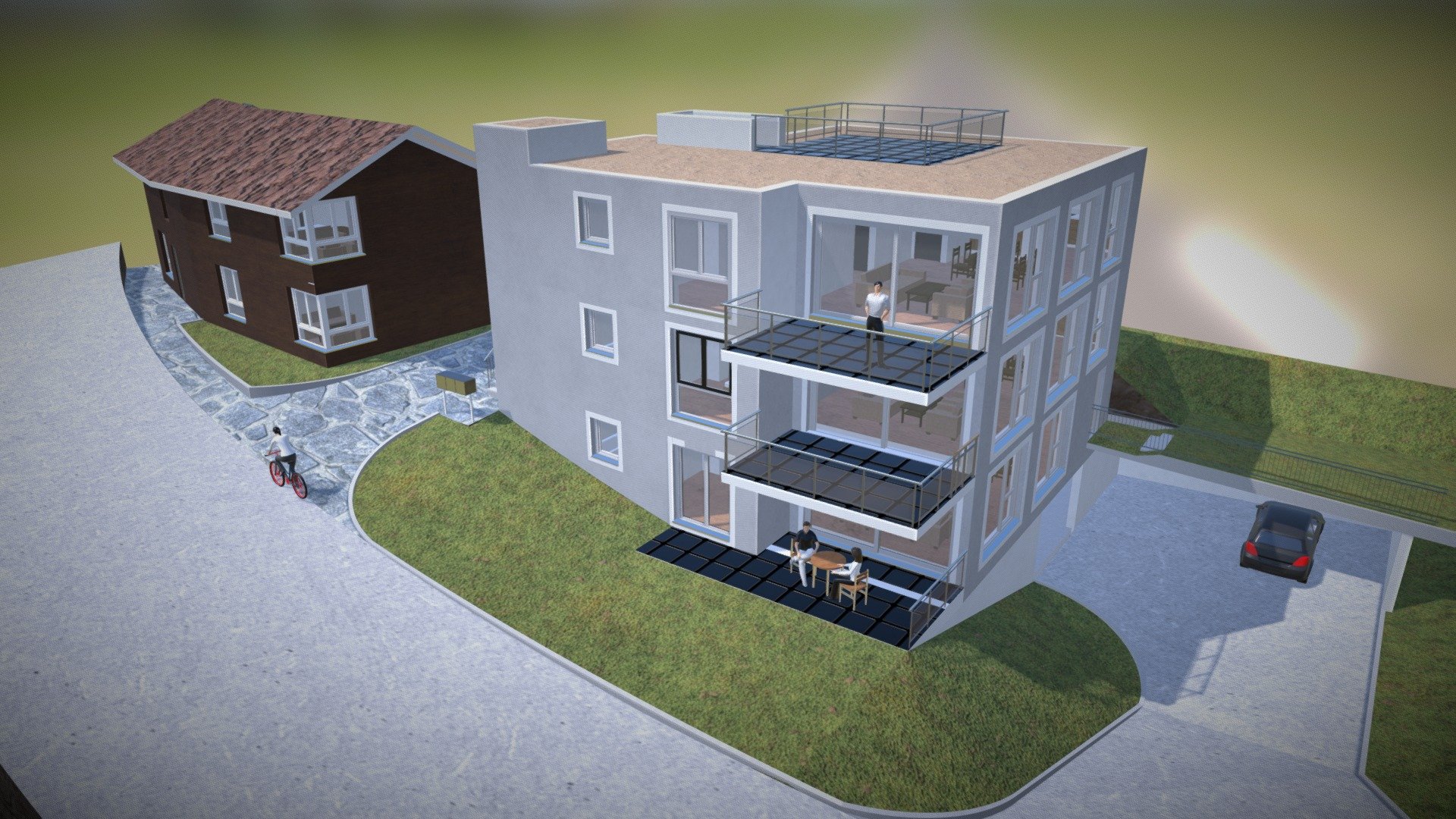 arch-viz ArchiCAD model - TEST - 3D model by Cécile Amstad (@c.m.a ...