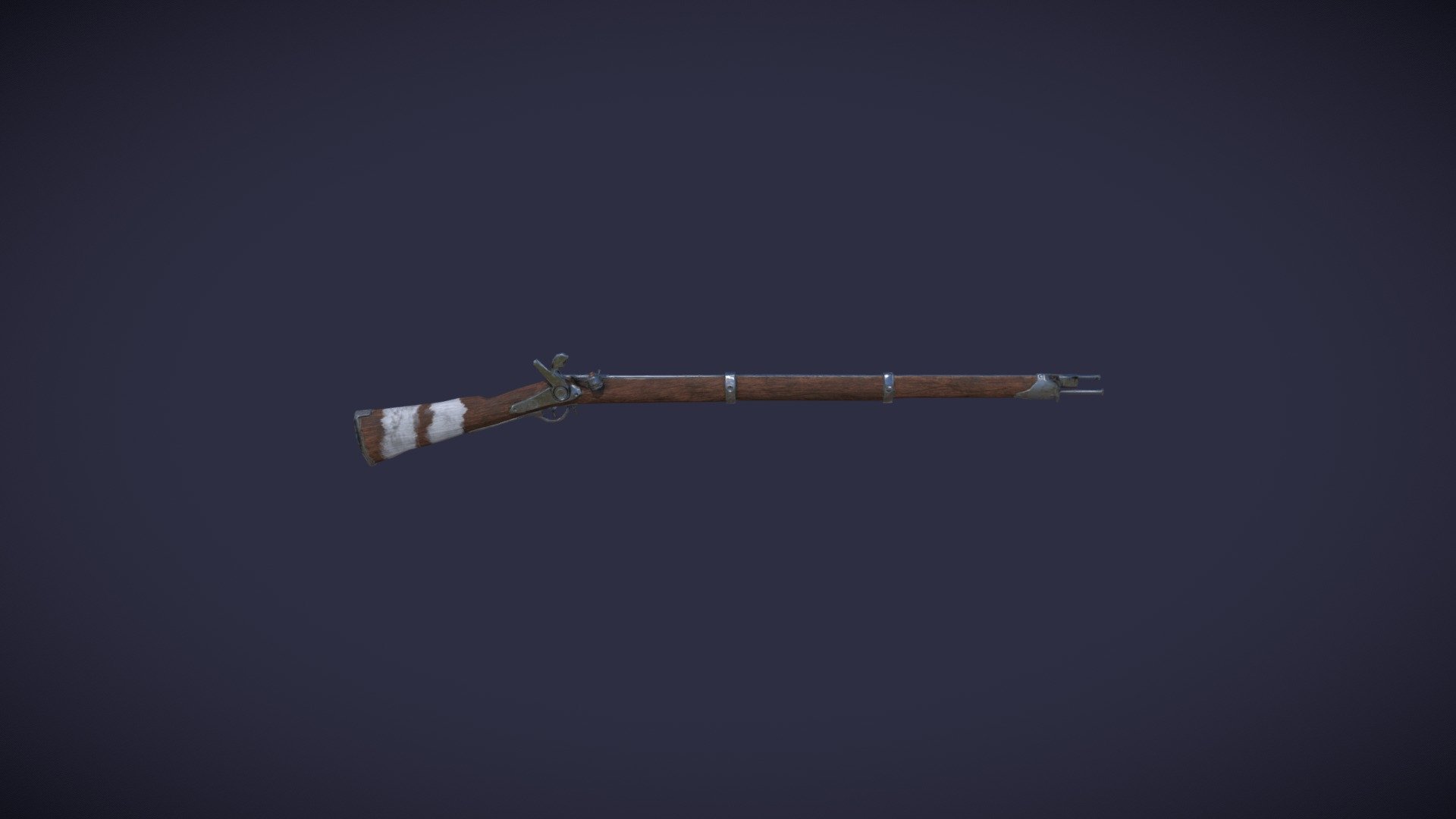 Rifle - 3D model by tix-pix [f802a45] - Sketchfab