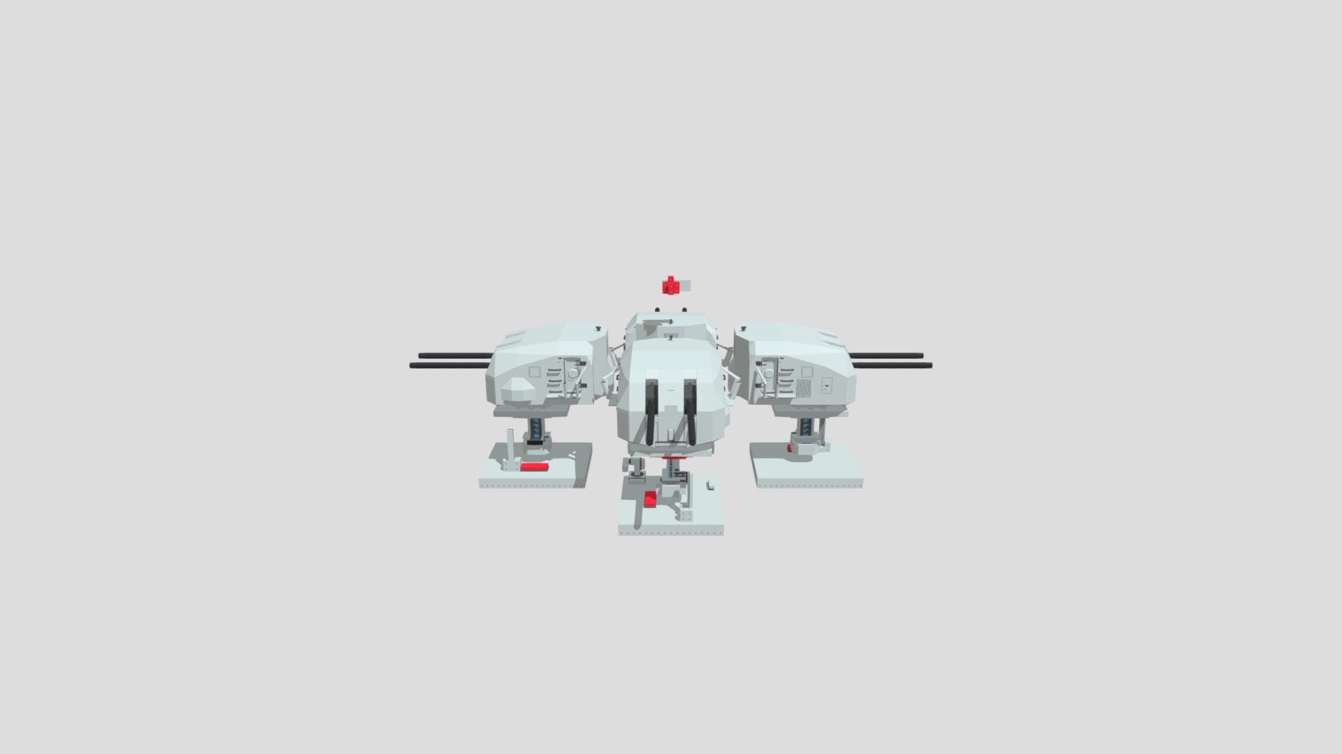 5"/38, Porter-class turret [Stormwork] - Download Free 3D model by Nick ...