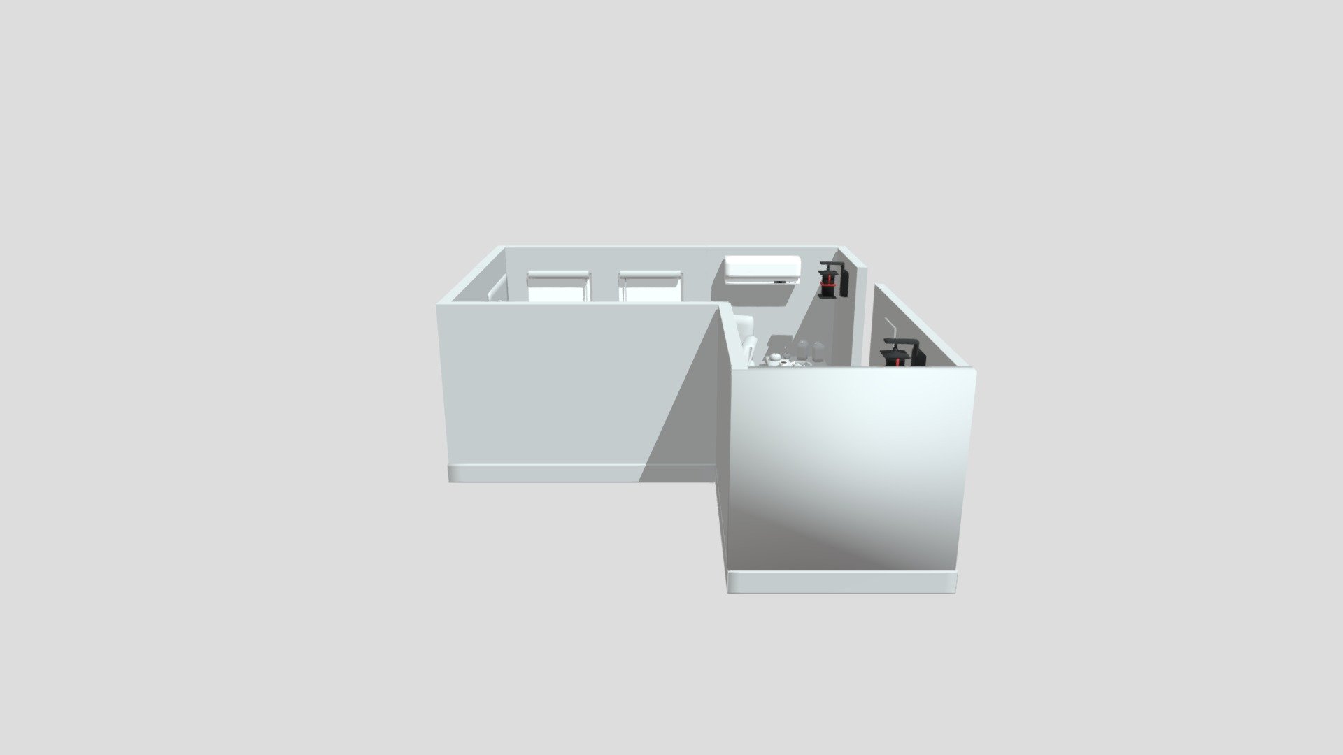 A White Room - 3D model by Steff-Ch (@steffch) [f80509f] - Sketchfab