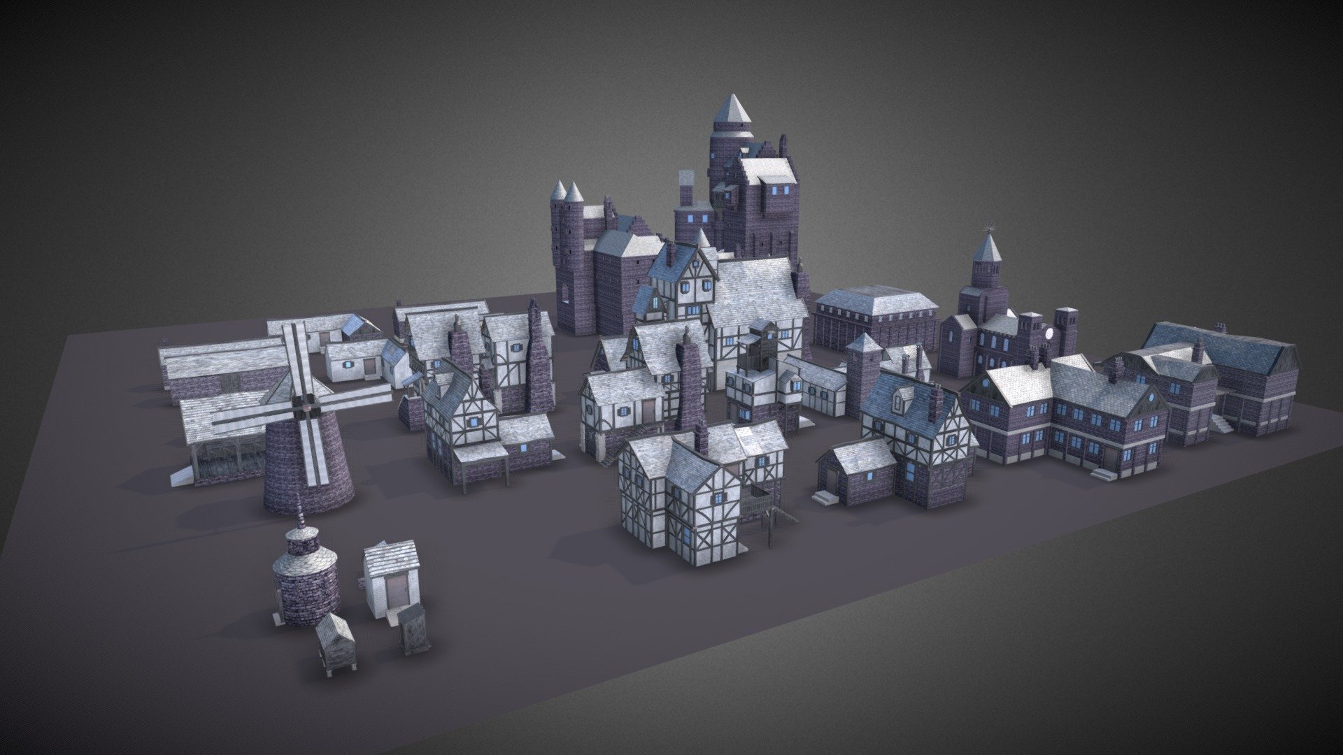 Medieval Package - 3D model by Daniel (@DanielAndersson) [f806b2f ...