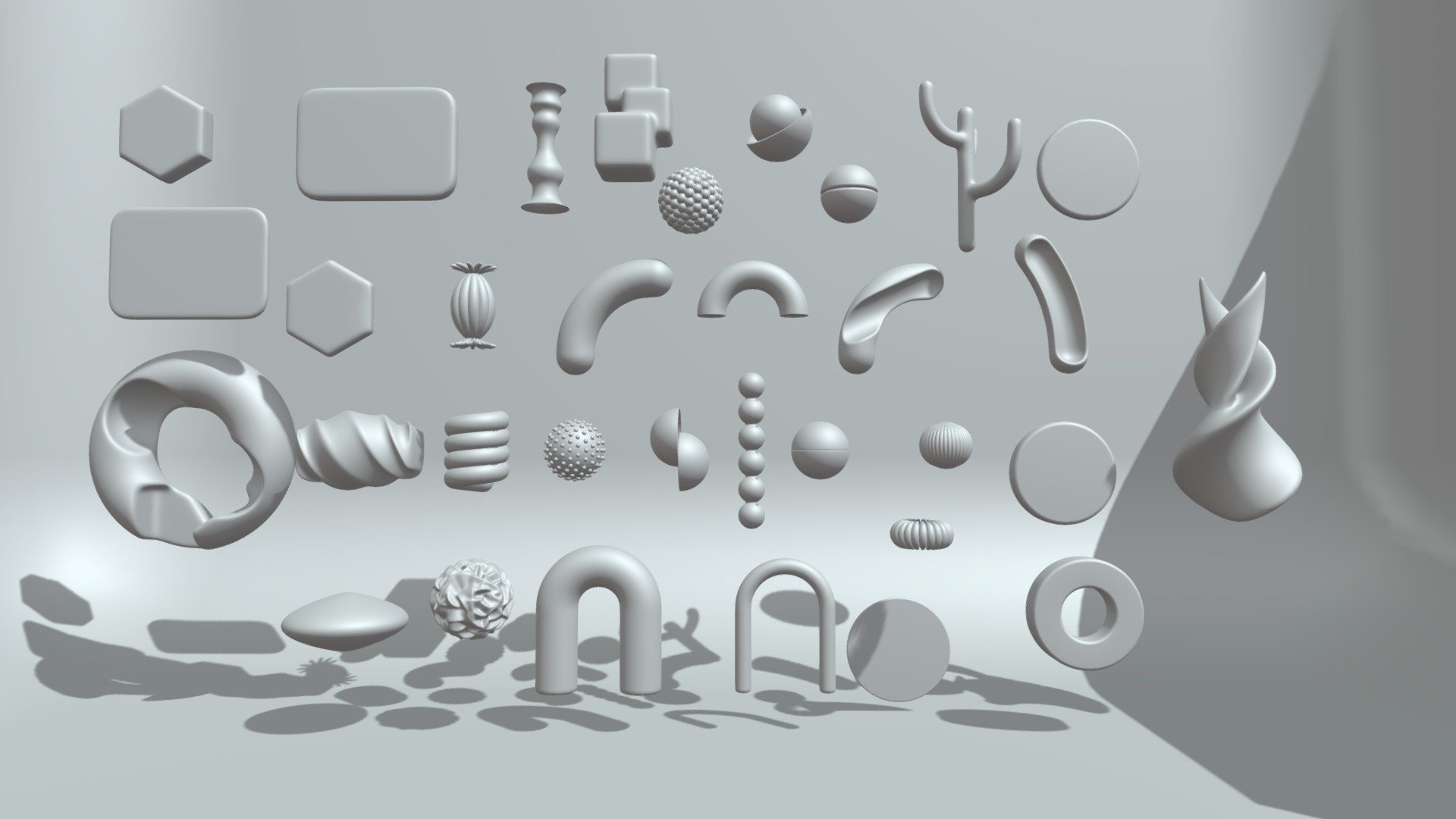 Pack of Trendy Objects - Buy Royalty Free 3D model by Smith ...