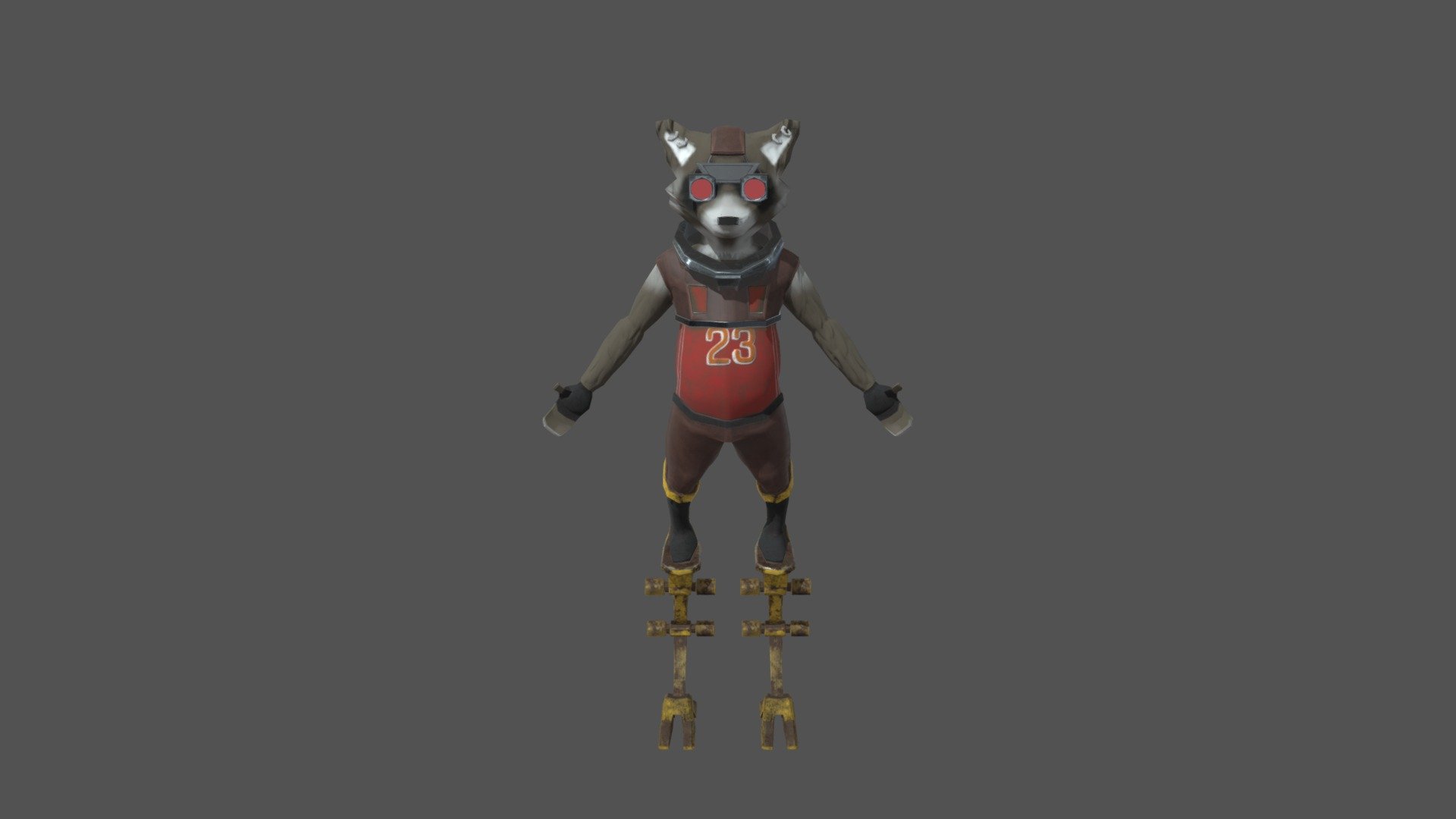 Mr. Raccoon - 3D model by Emil Samuelsson (@emilskywalker) [f808cba ...