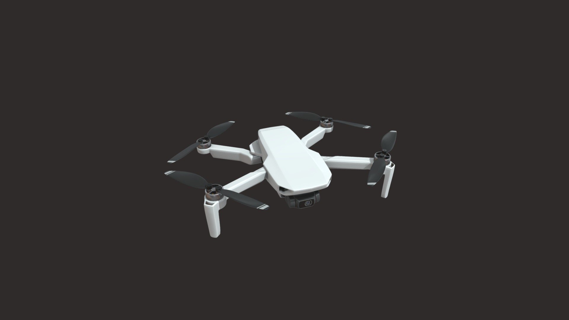 Quadcopter DJI Mini Drone - 3D model by Hexa (@hexa_partner) [f8095ba ...