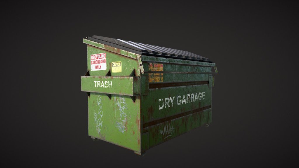 Dumpster - Download Free 3D model by jmarcos28 [f80a2a0] - Sketchfab