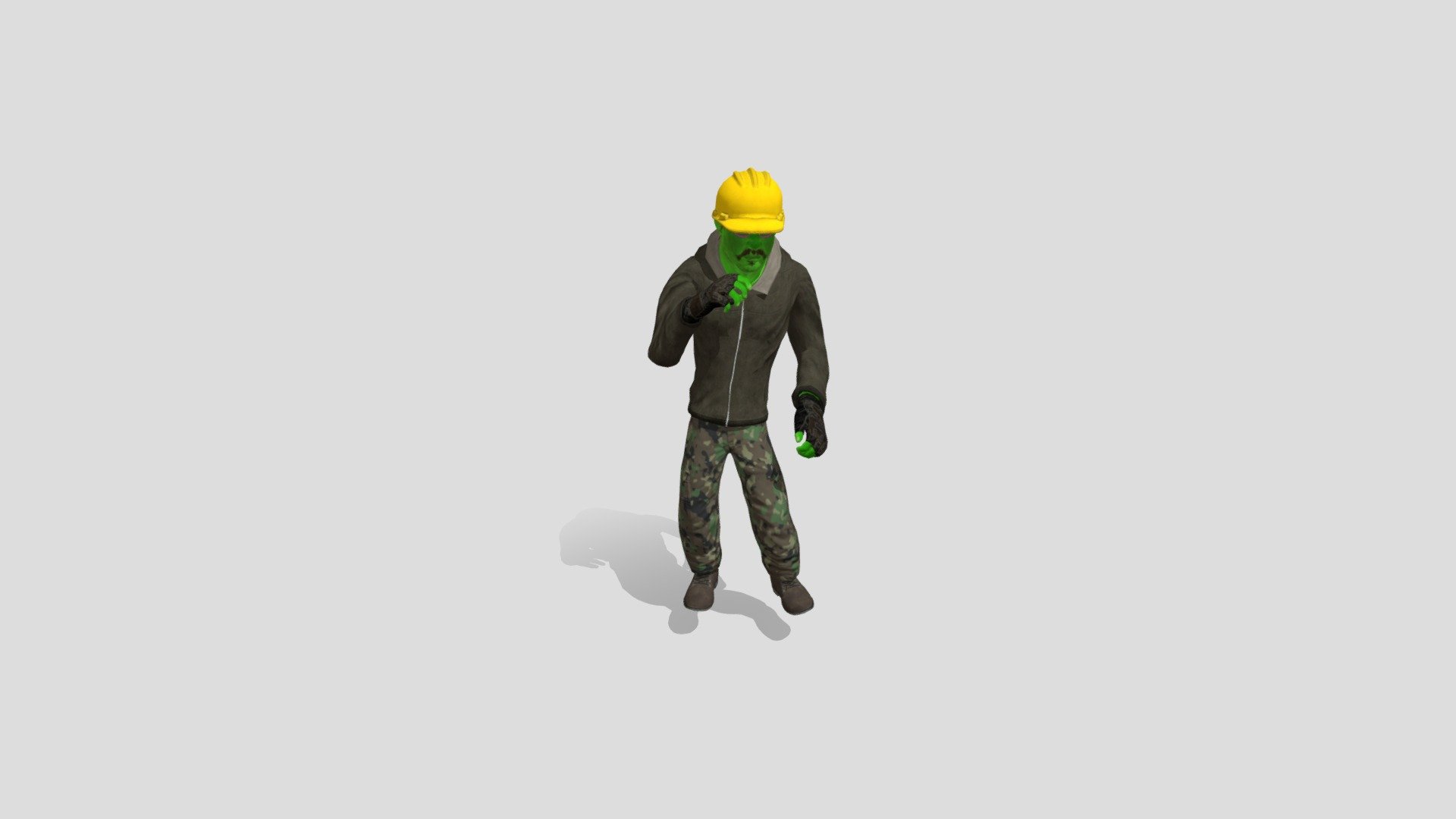 Dancing Construction Hulk - Download Free 3D model by natthebeast ...