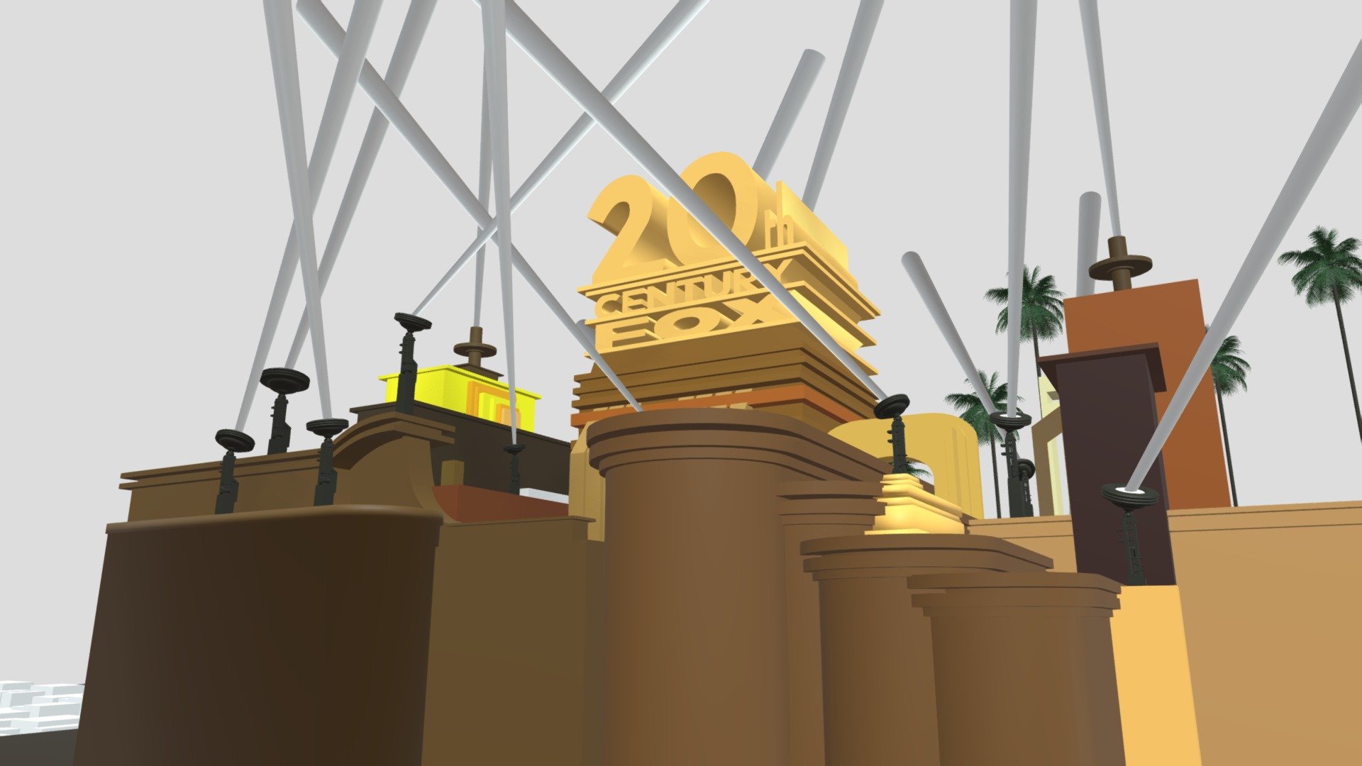 The Best 20th Century Fox Custom Logo EVER - 3D model by Foodinator ...