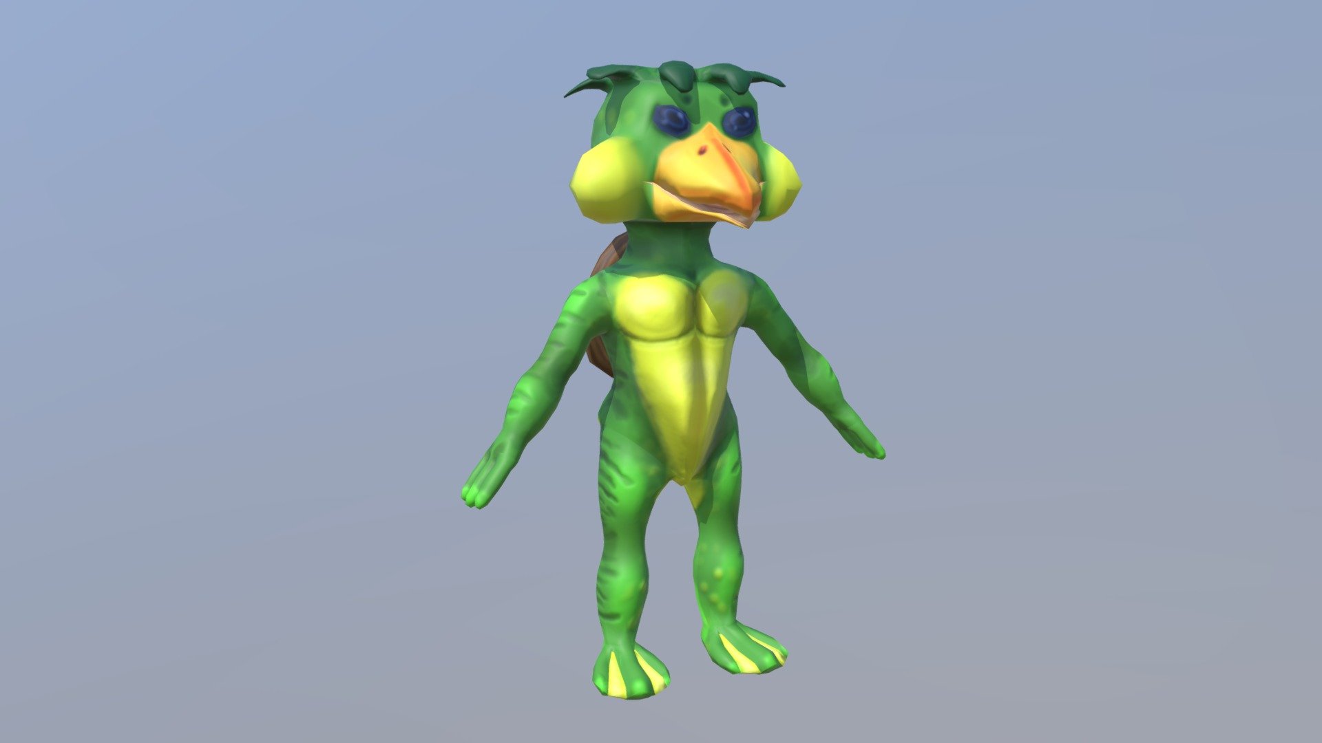 The Kappa - river child - Download Free 3D model by LadyIReyna [f80b0c5 ...