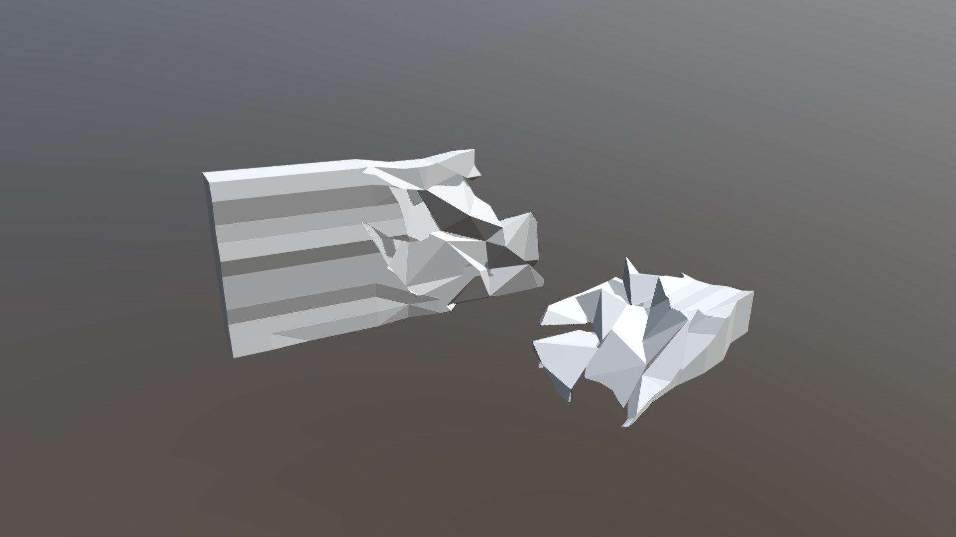 Broken Wall - 3D model by Tesa Parlor (@tesaparlor) [f80b15b] - Sketchfab