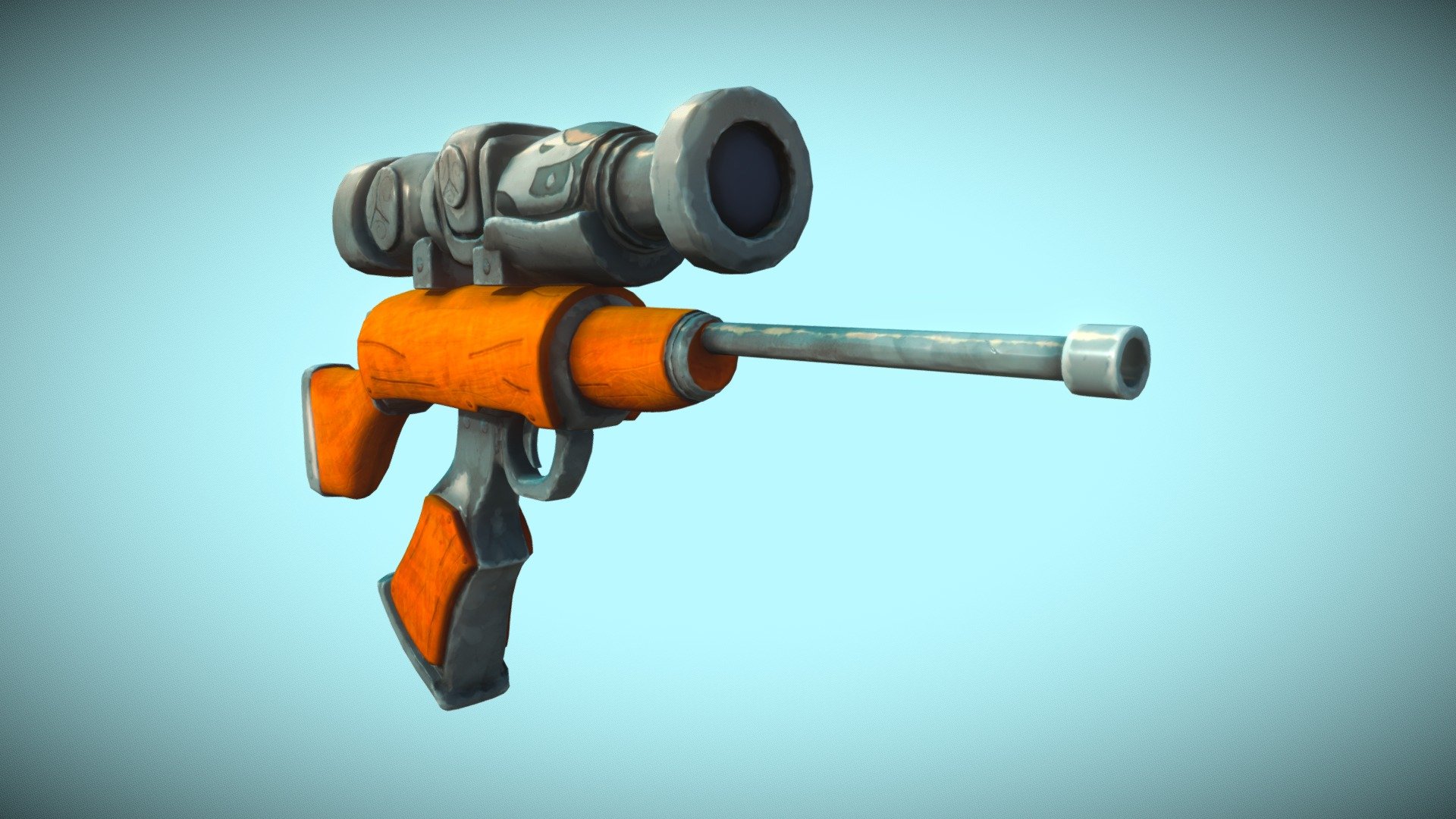 Stylized Gun - 3D model by Fitolas (@rodrigofitas.lp) [f80b3a6] - Sketchfab
