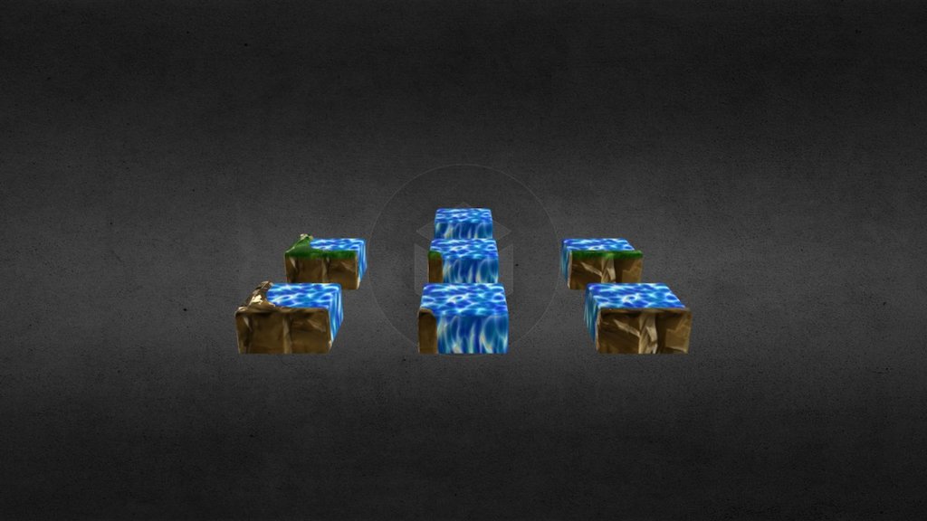 tileset-1-WATER - 3D model by captnpower [f80f79e] - Sketchfab