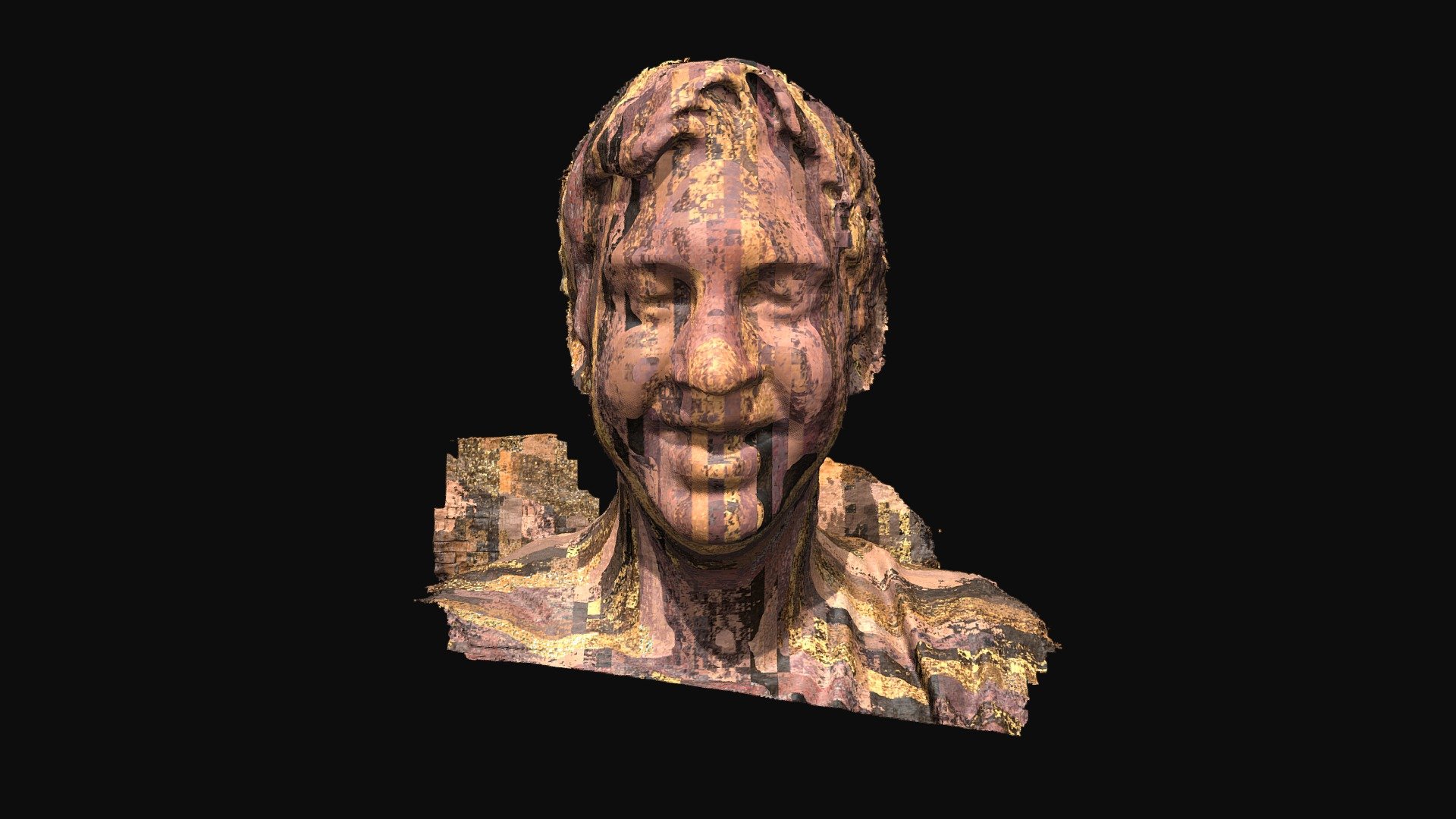 Another glitch art developer selfie - 3D model by elaughli [f80fcfd ...