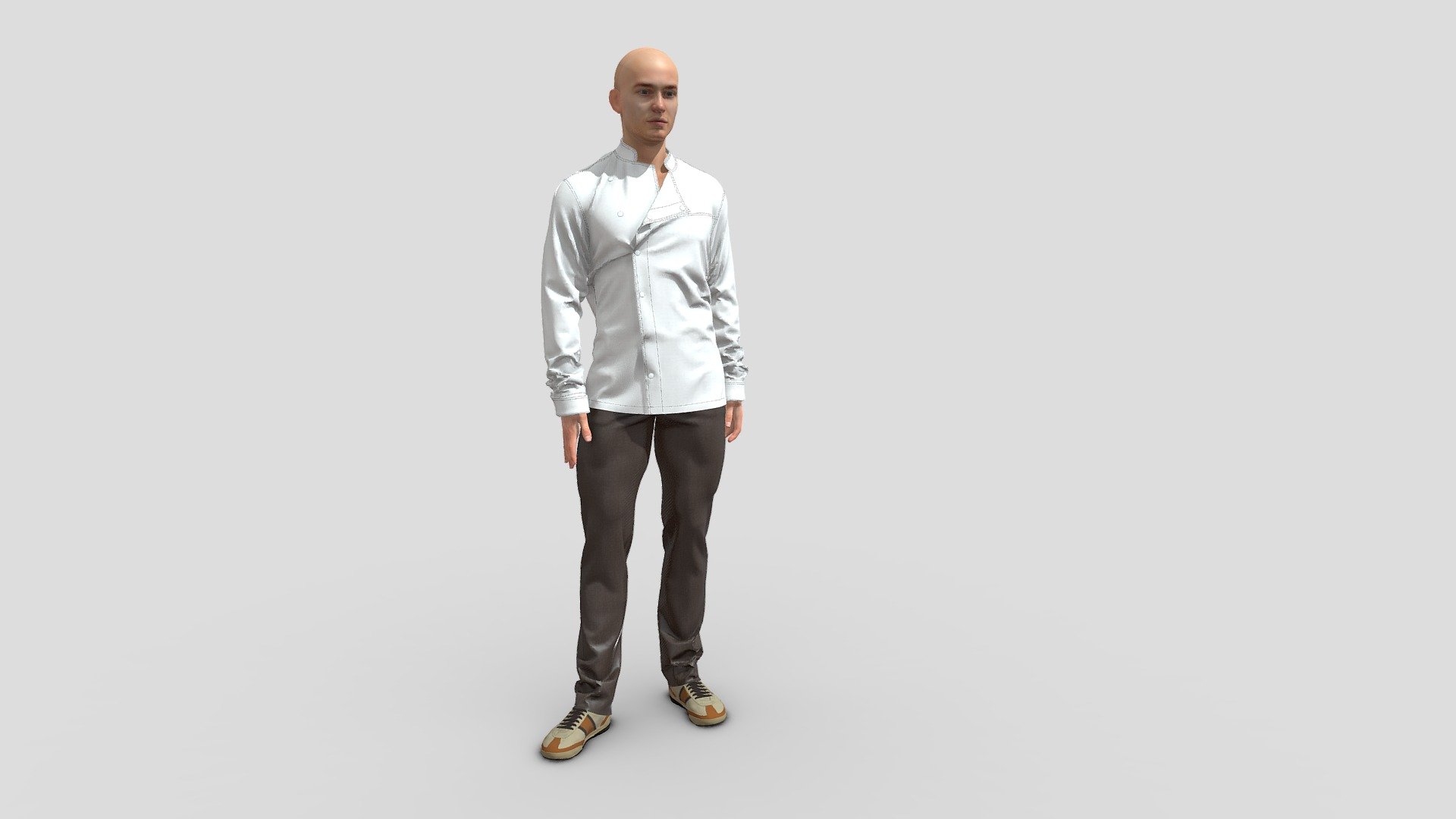 waiter man - Buy Royalty Free 3D model by 3DGrom (@dizartoren) [f811101 ...