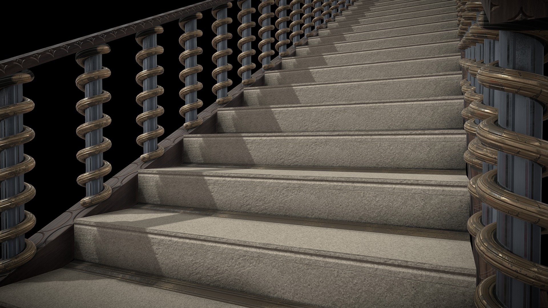 staircase Building staircase - 17MB - Download Free 3D model by Mehdi ...