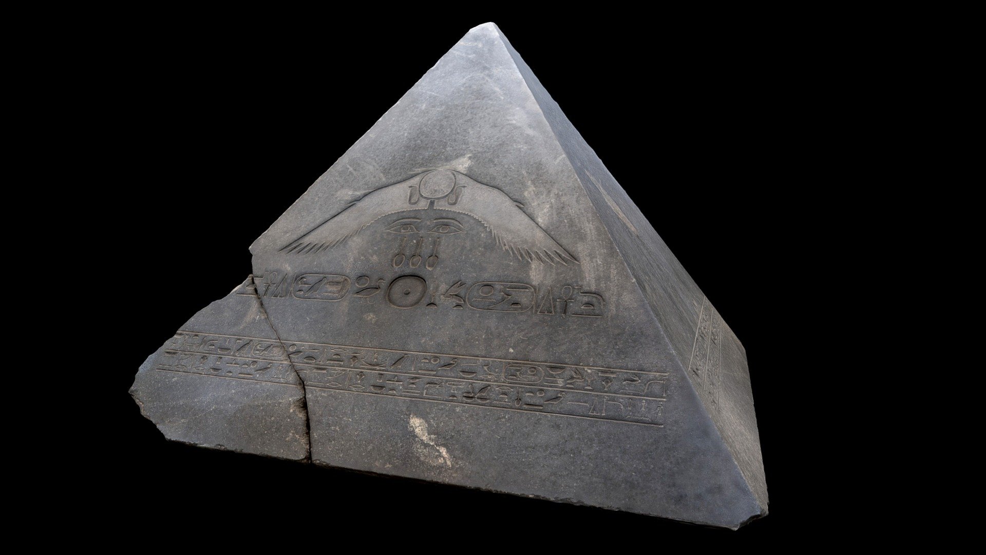 Pyramidion of Amenemhet III - 3D model by danderson4 [f811ced] - Sketchfab