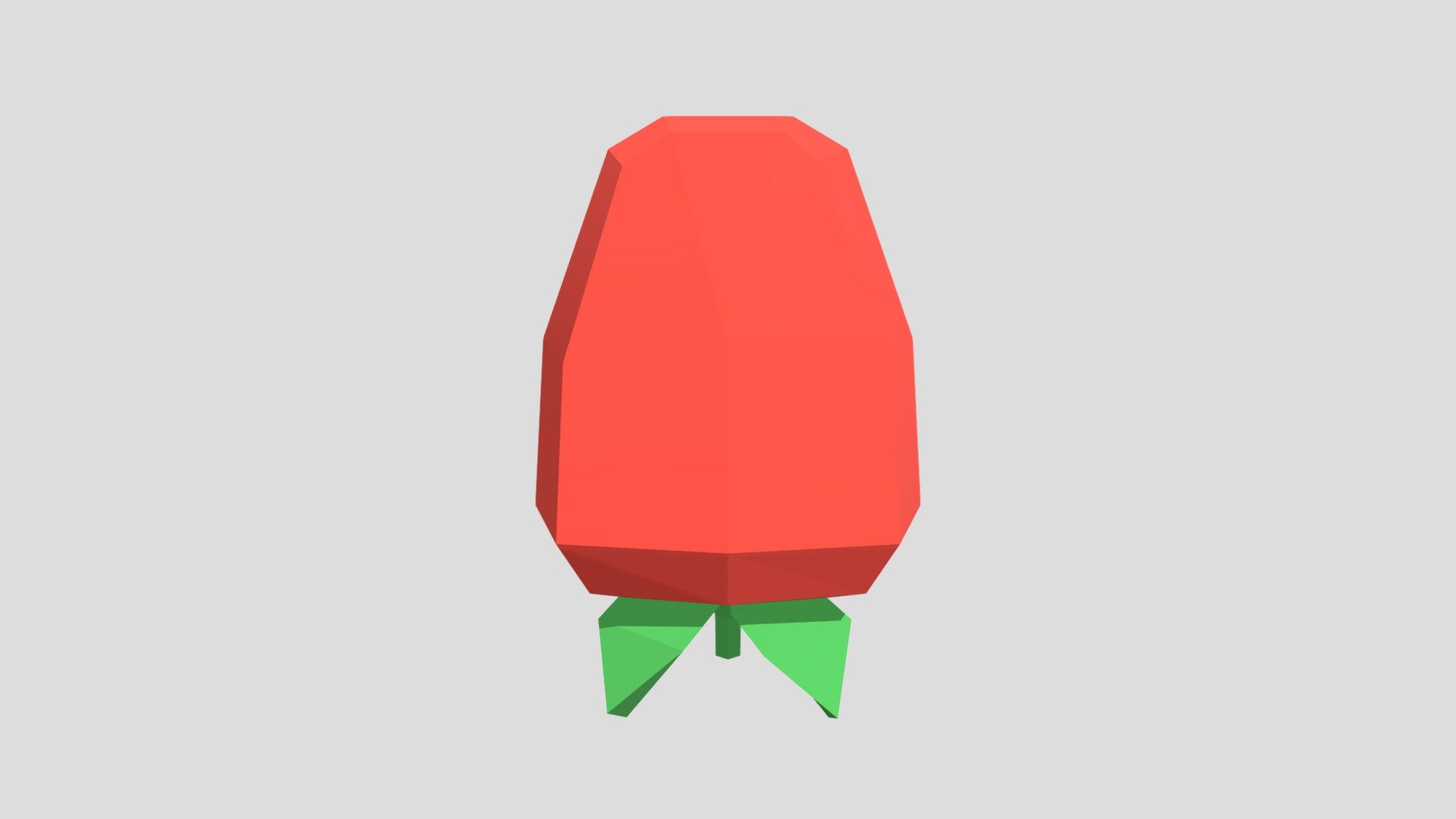 Strawberry from Poly by Google - Download Free 3D model by IronEqual ...