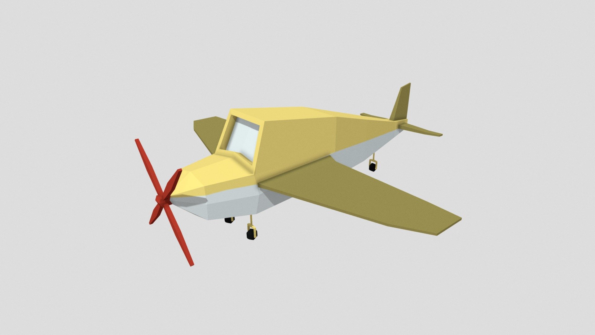 Avião - Download Free 3D model by Jéssica Magno (@jessica_magno ...