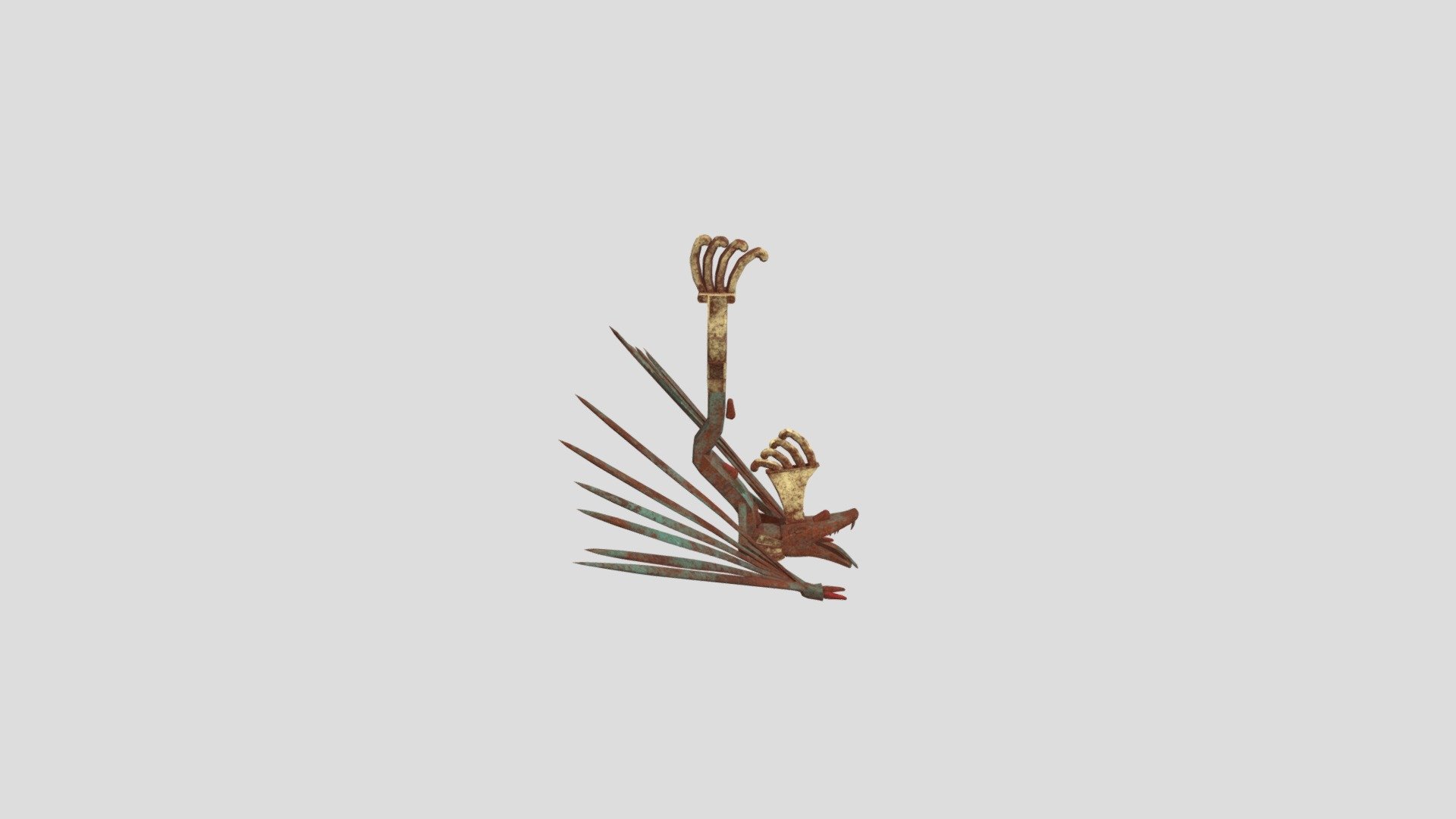 aztec gargoyle - 3D model by Davidk (@Davdk) [f816bad] - Sketchfab