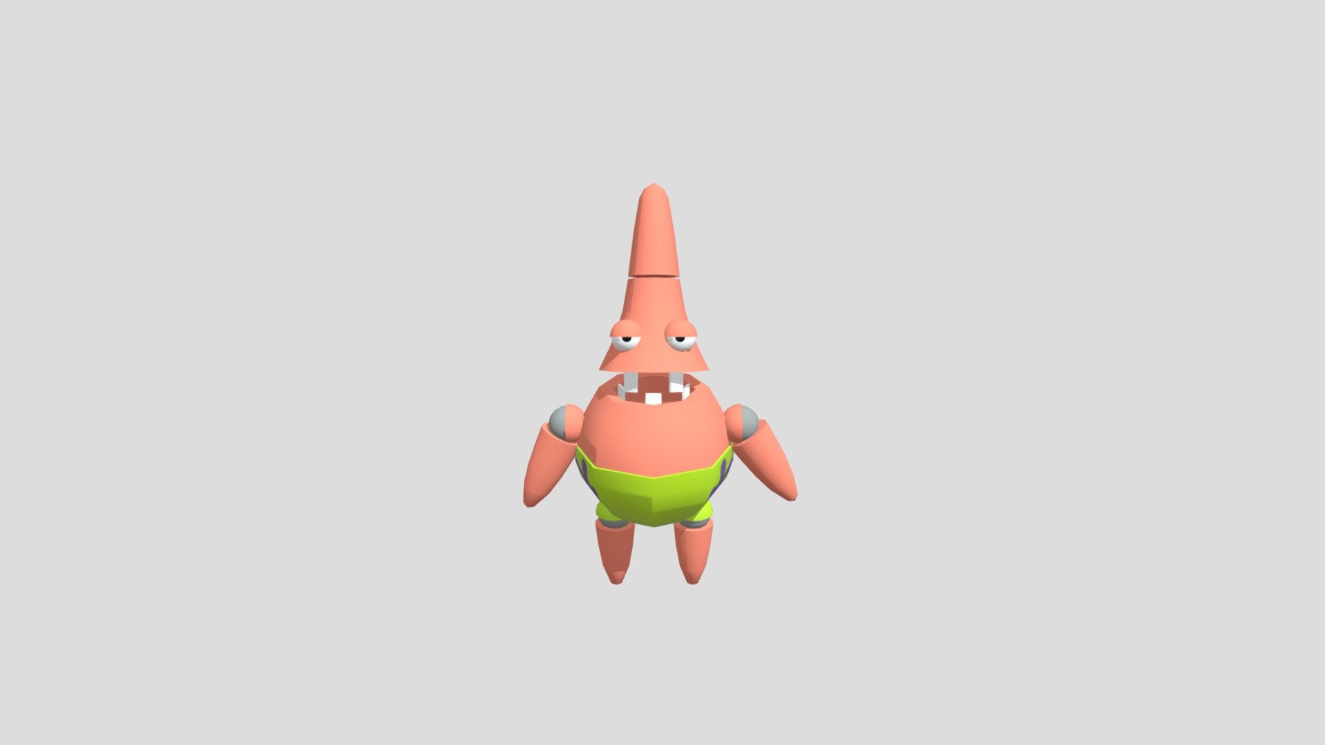 Patrick Star - Download Free 3D model by NachiG [f817cea] - Sketchfab