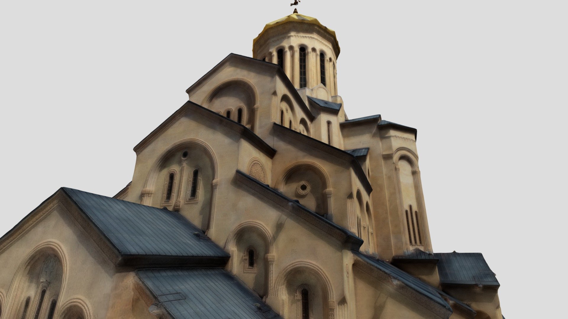 Holy Trinity Cathedral of Tbilisi (LQ) - Download Free 3D model by ...