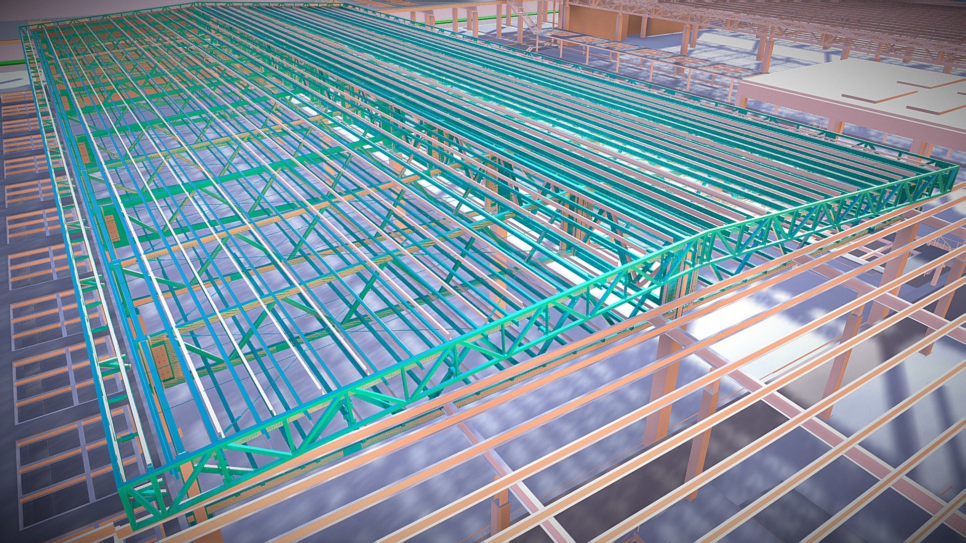 STRUCTURE SUPERIMPOSED - 3D model by proleed [f8191ba] - Sketchfab