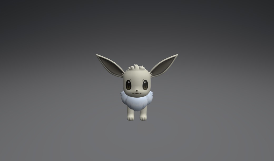 Gold Eevee - 3D model by editionman [f81942d] - Sketchfab