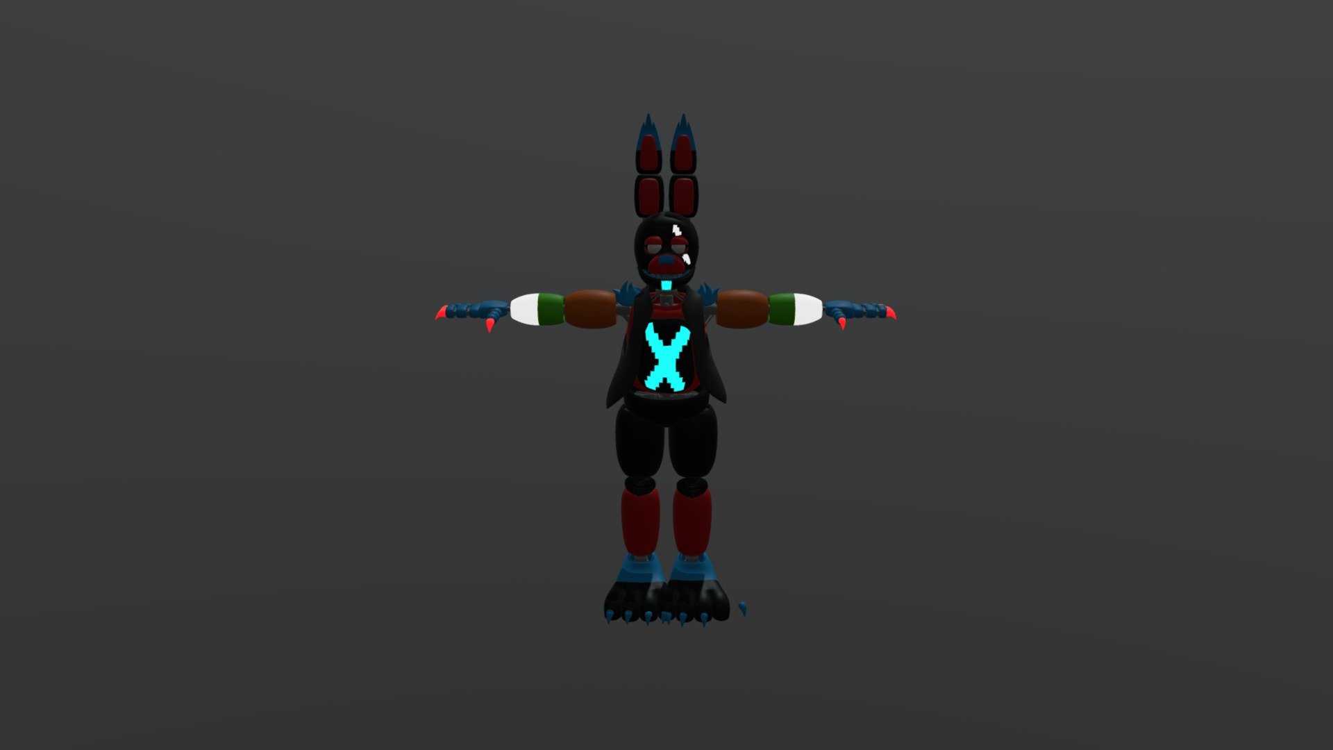 stylized springstrom fnaf oc - Download Free 3D model by springstrom ...